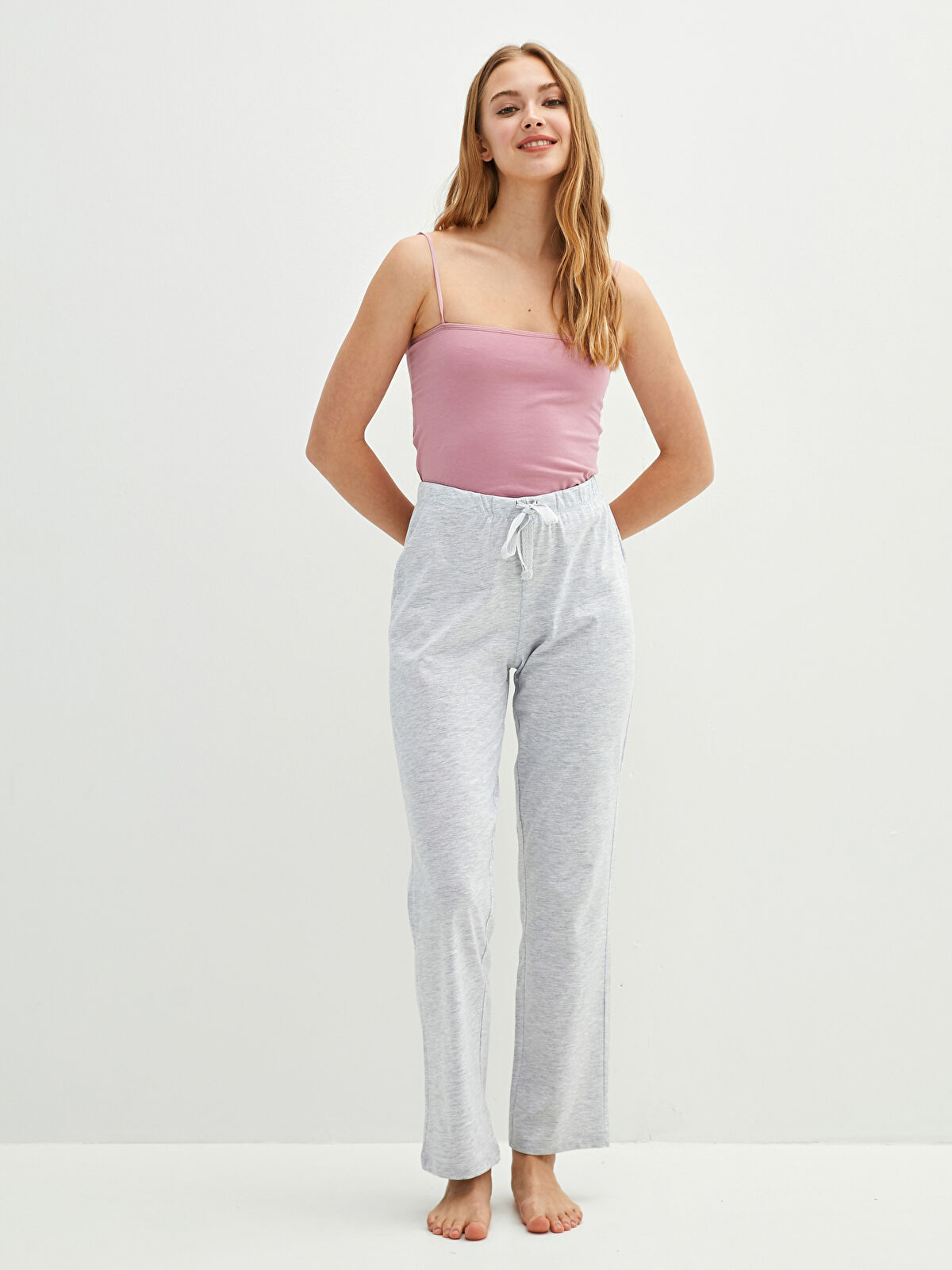 LCW DREAM Beli Lastikli Pijama Altı