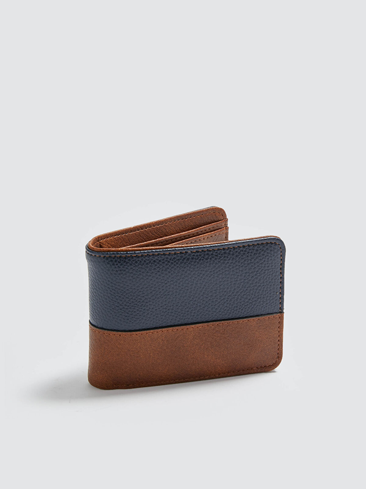 Renk Bloklu Erkek Cüzdan