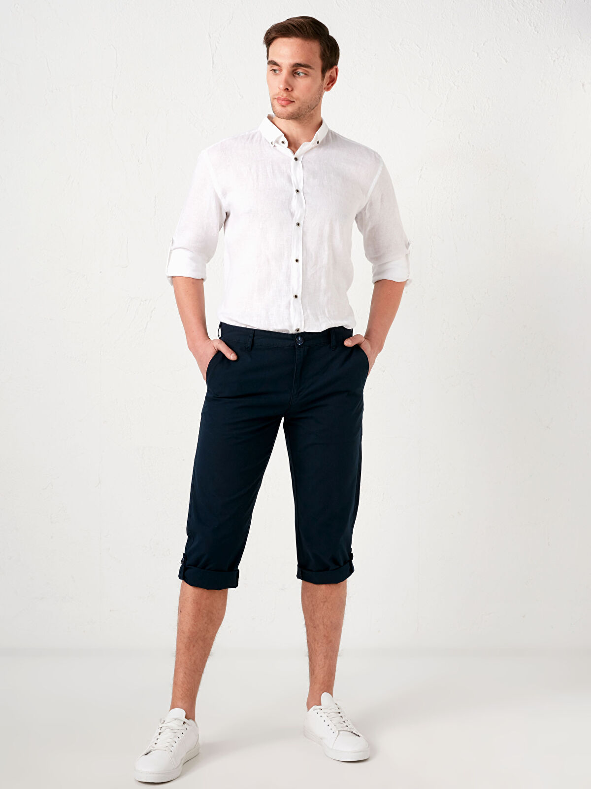LCW BASIC Regular Fit Bermuda Şort LCW BASIC Regular Fit Bermuda Şort