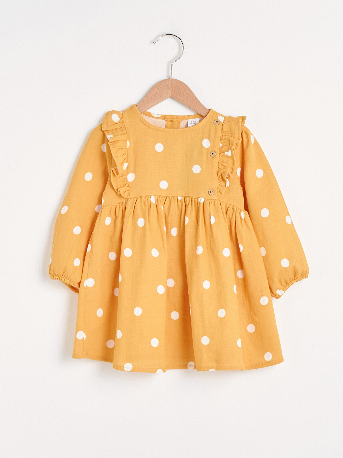 Kız Bebek Puantiyeli Elbise