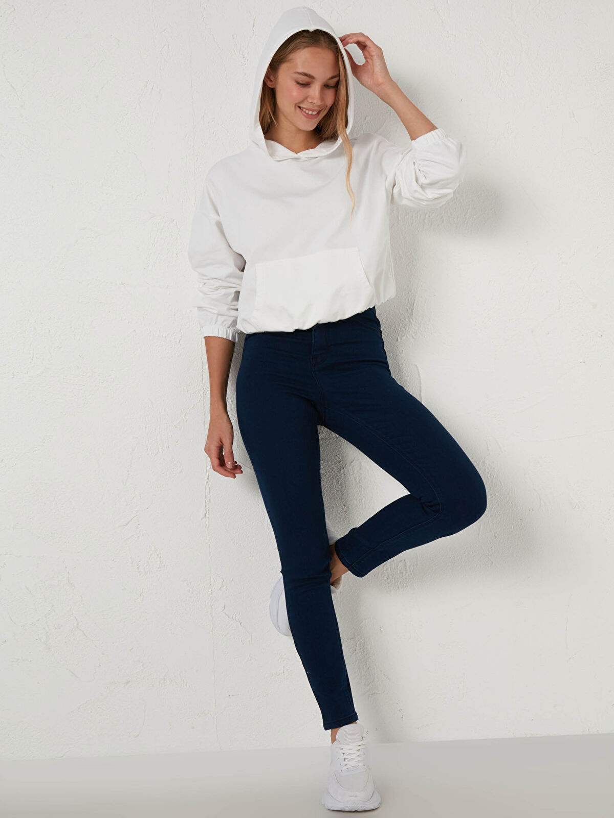 Yüksek Bel Super Skinny Jean Pantolon