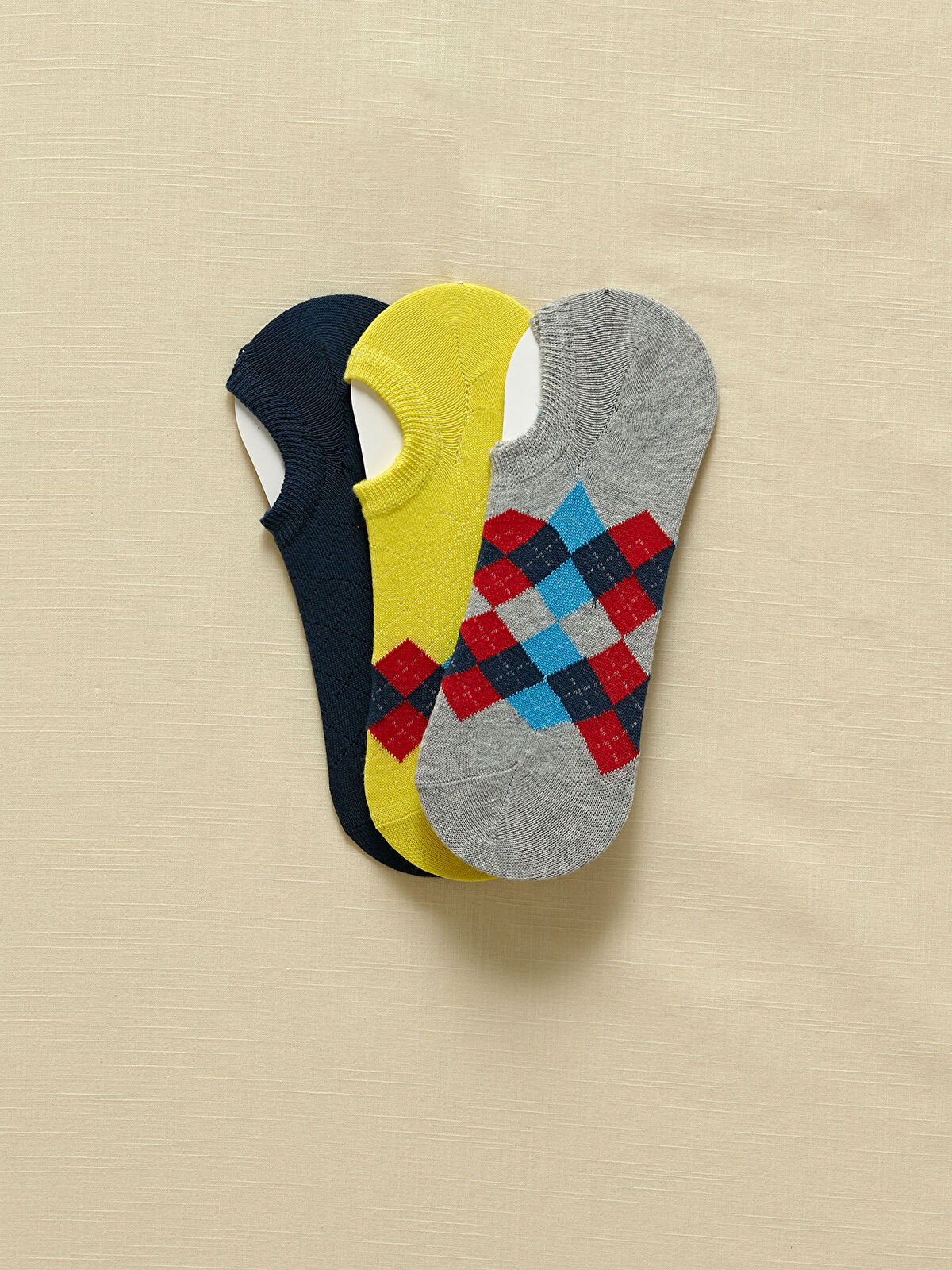 LCW GREEN Desenli Organik Pamuklu Erkek Çocuk Patik Çorap 3'lü LCW GREEN Desenli Organik Pamuklu Erkek Çocuk Patik Çorap 3'lü