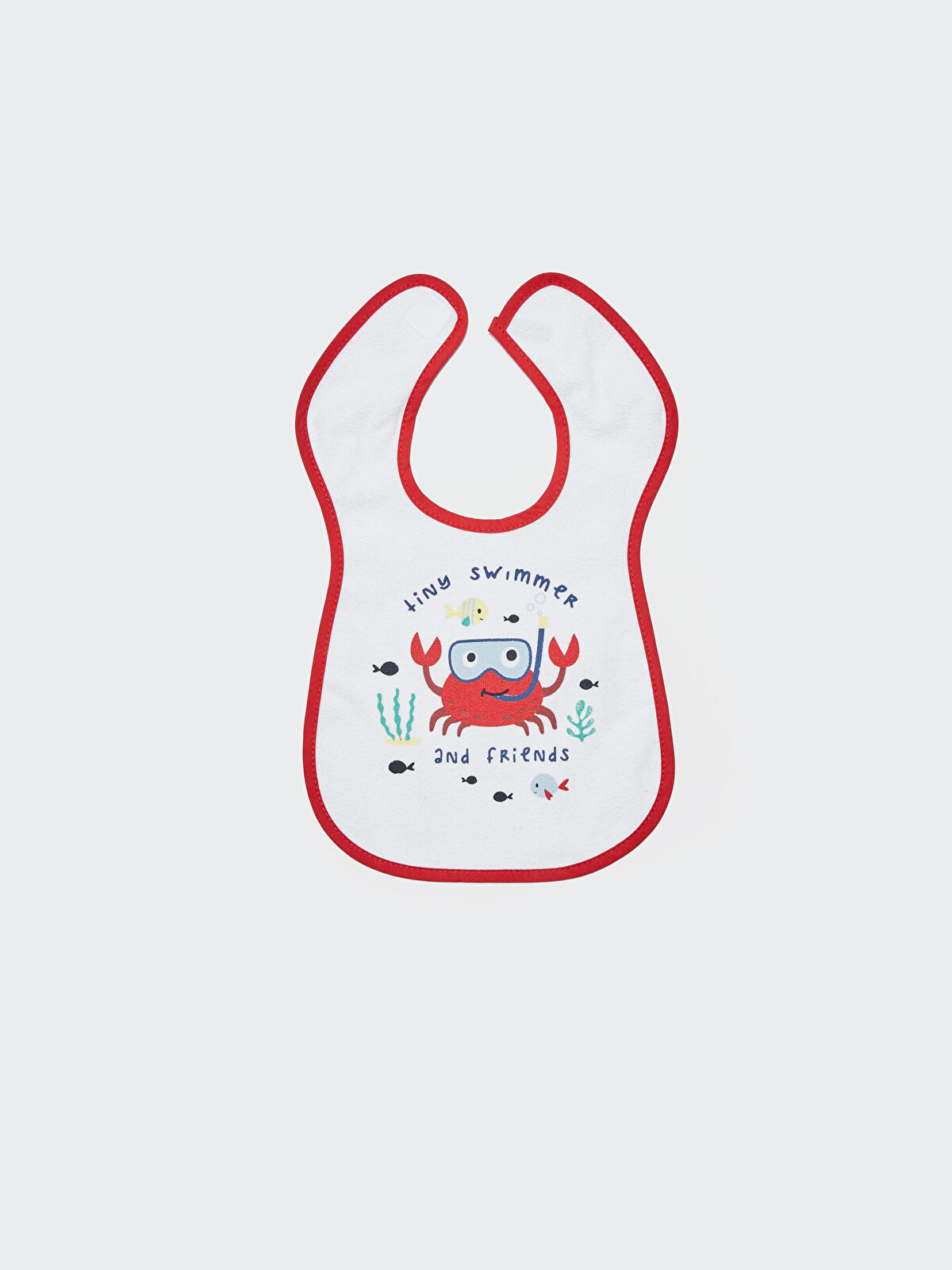 Baskılı Erkek Bebek Mama Önlüğü