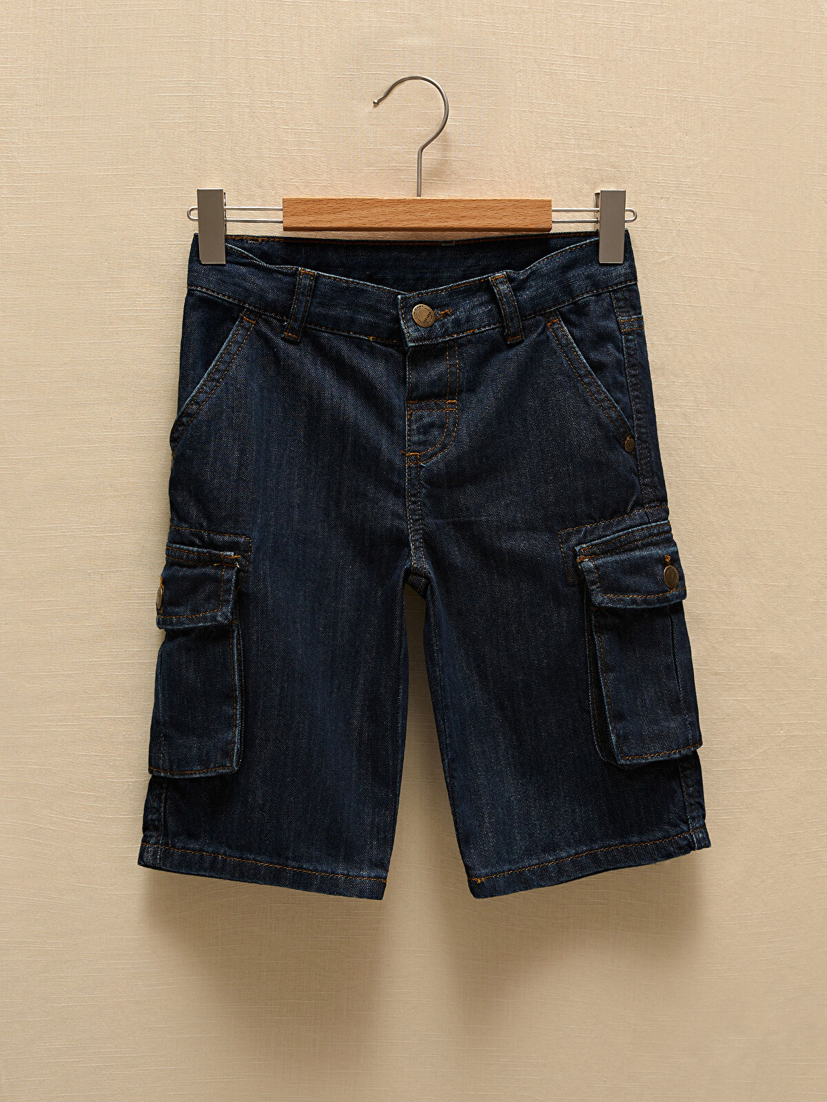 LCW GREEN Pamuklu Erkek Çocuk Jean Şort