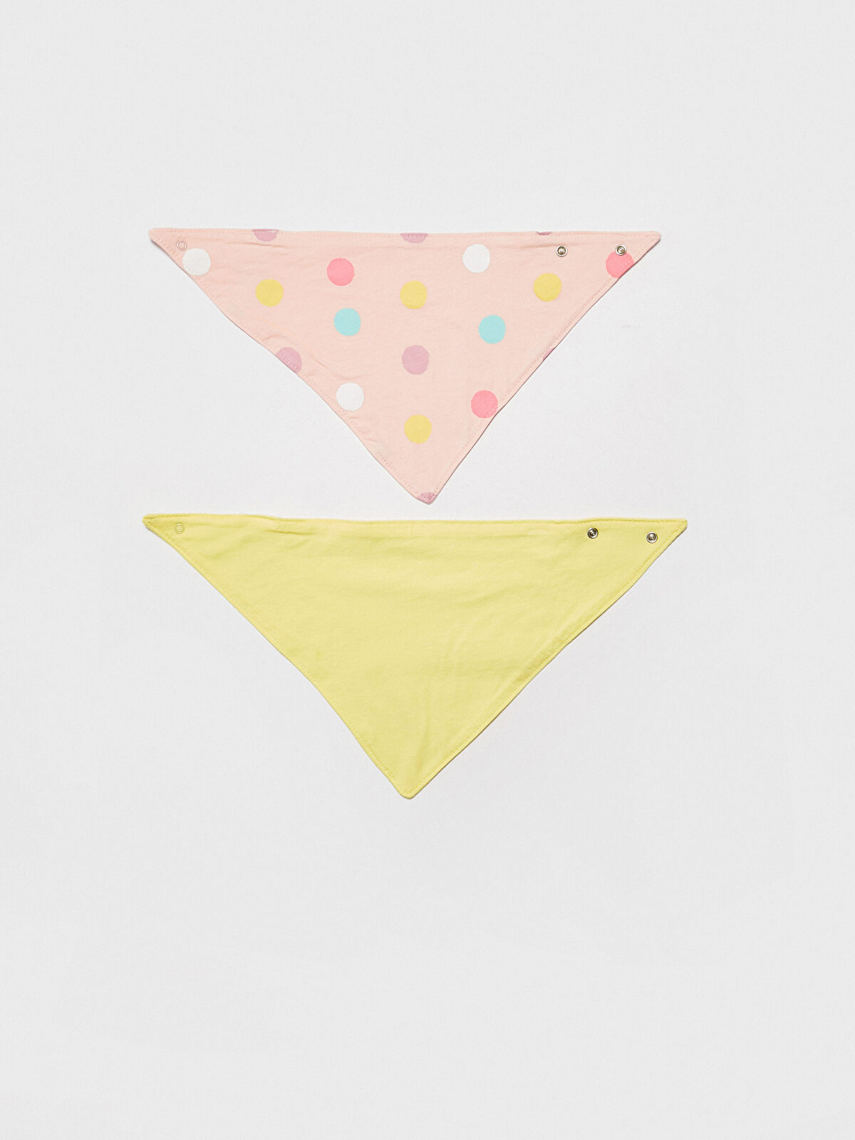 Pamuklu Kız Bebek Mama Önlüğü 2'li