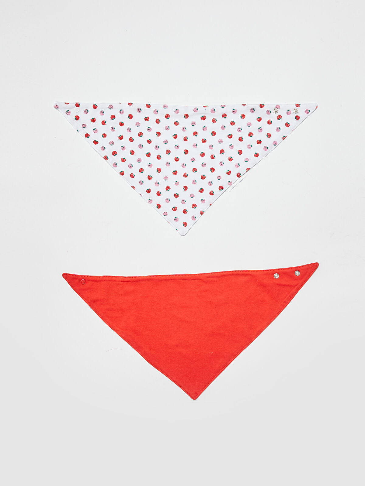 Pamuklu Kız Bebek Mama Önlüğü 2'li