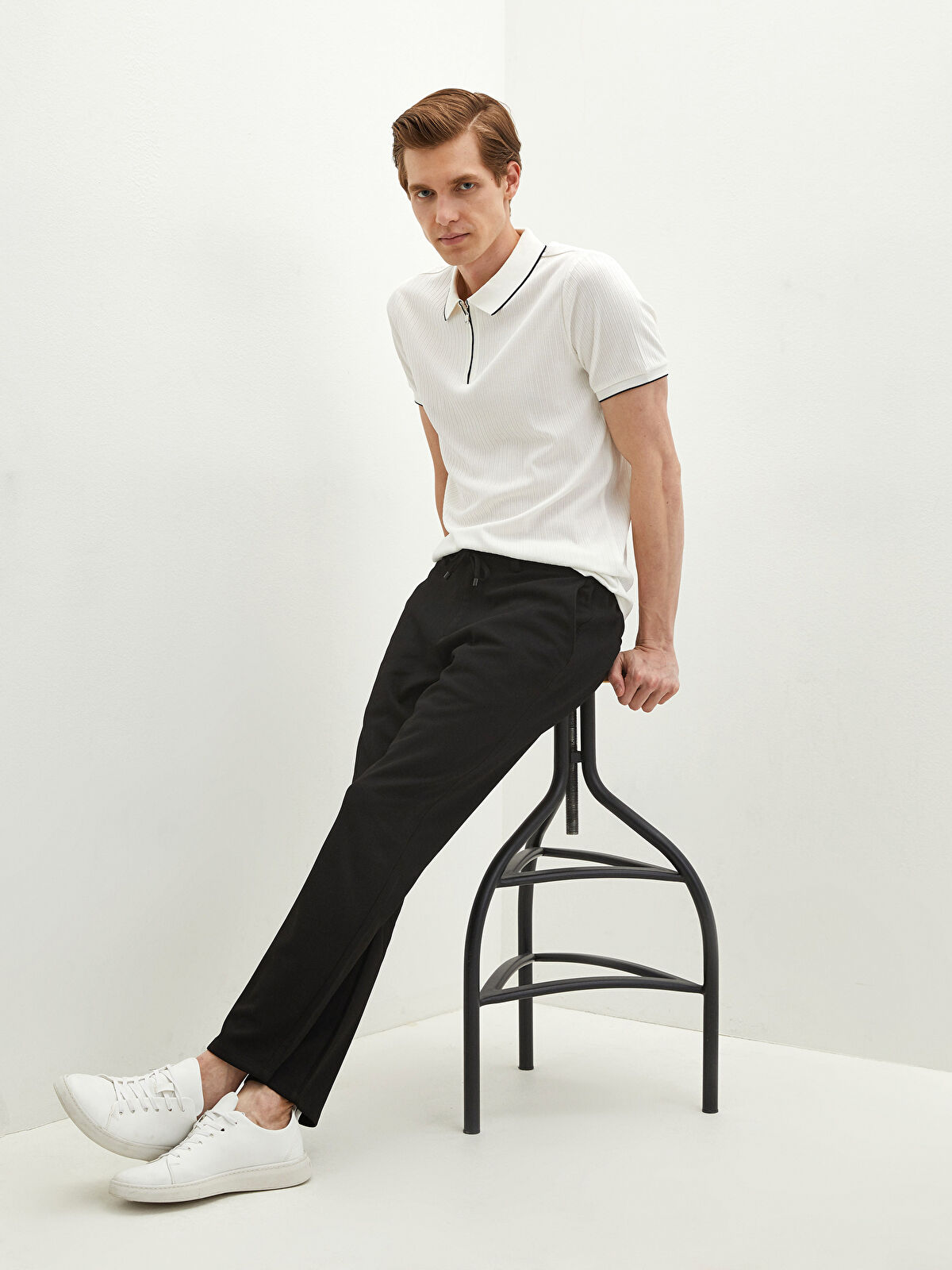 LCW VISION Slim Fit Örme Erkek Pantolon