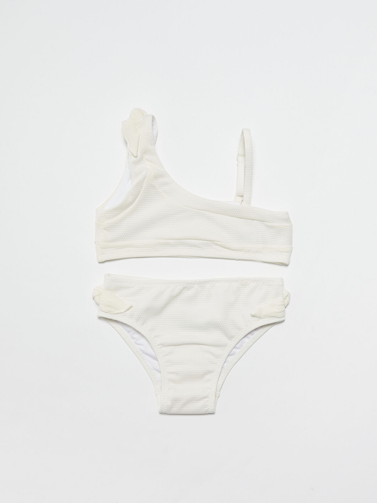 Esnek Kumaştan Kız Bebek Bikini Takımı