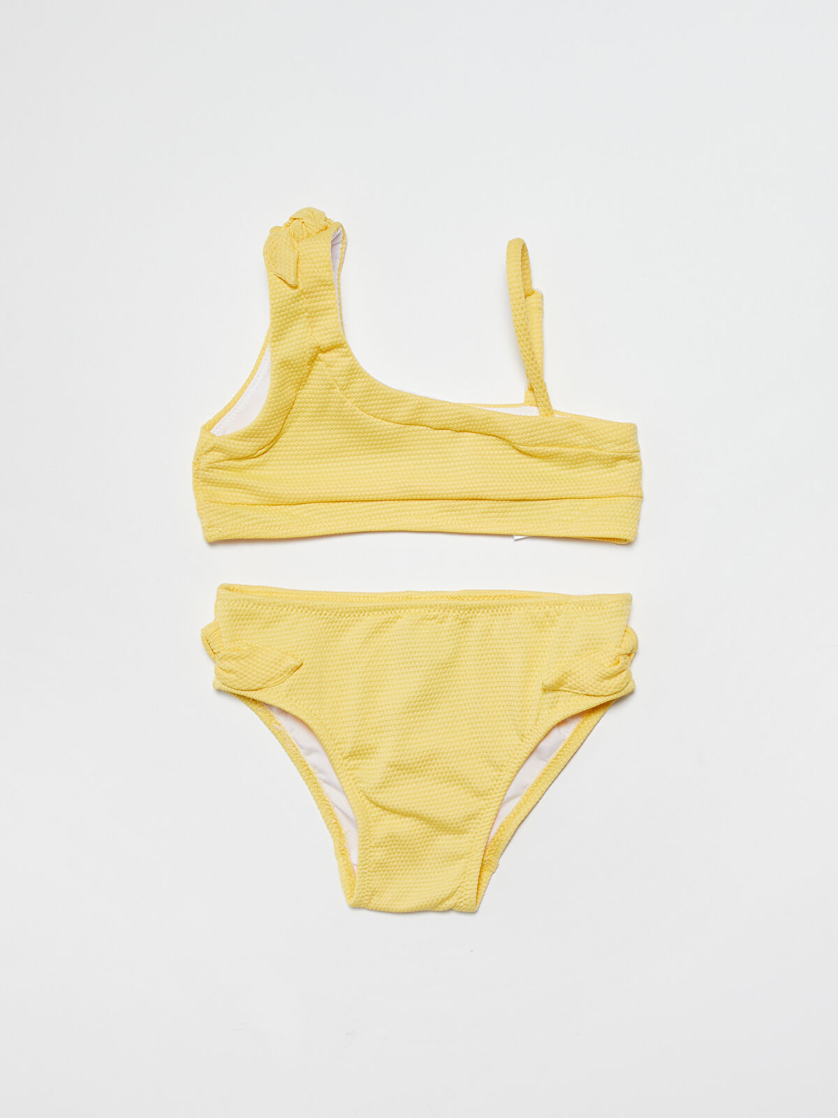 Esnek Kumaştan Kız Bebek Bikini Takımı