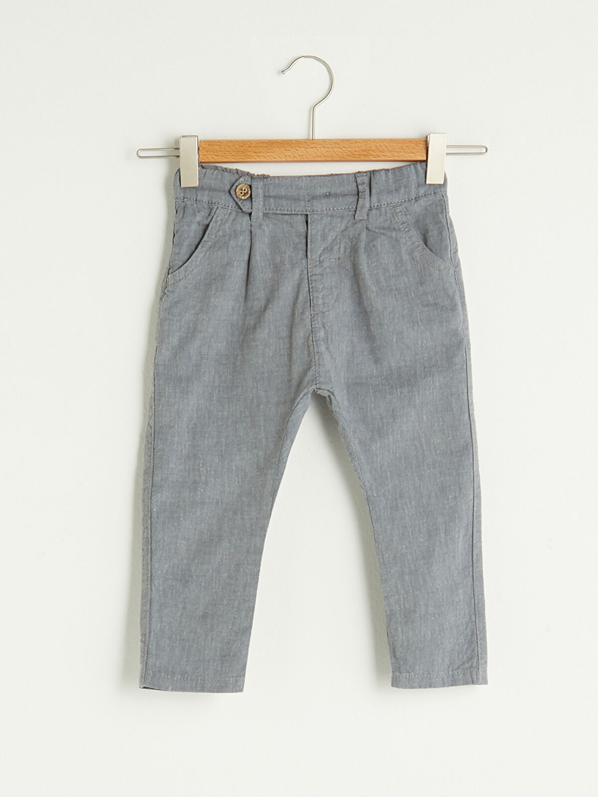 Comfort Fit Beli Lastikli Basic Erkek Bebek Pantolon