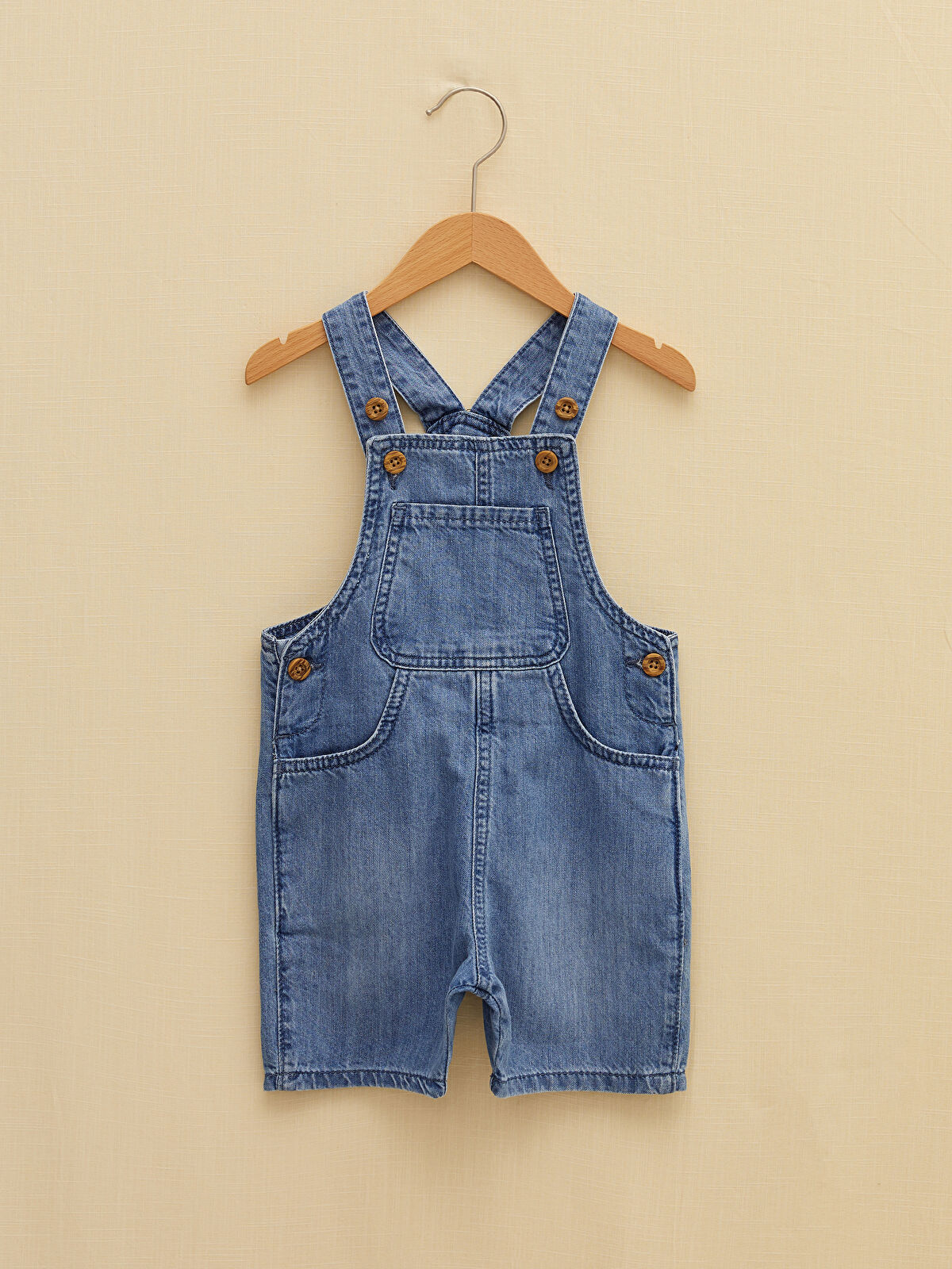 LCW GREEN Regular Fit Basic Erkek Bebek Jean Salopet LCW GREEN Regular Fit Basic Erkek Bebek Jean Salopet