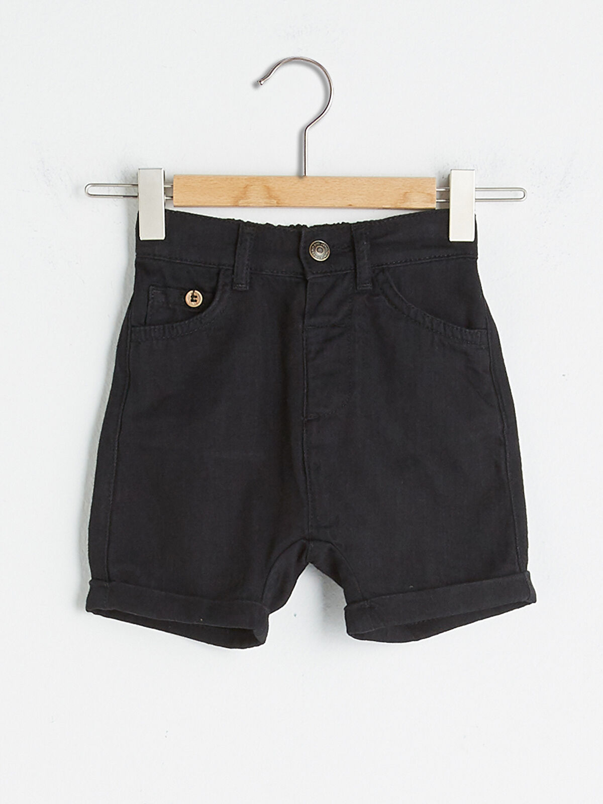 LCW GREEN Basic Pamuklu Erkek Bebek Jean Şort