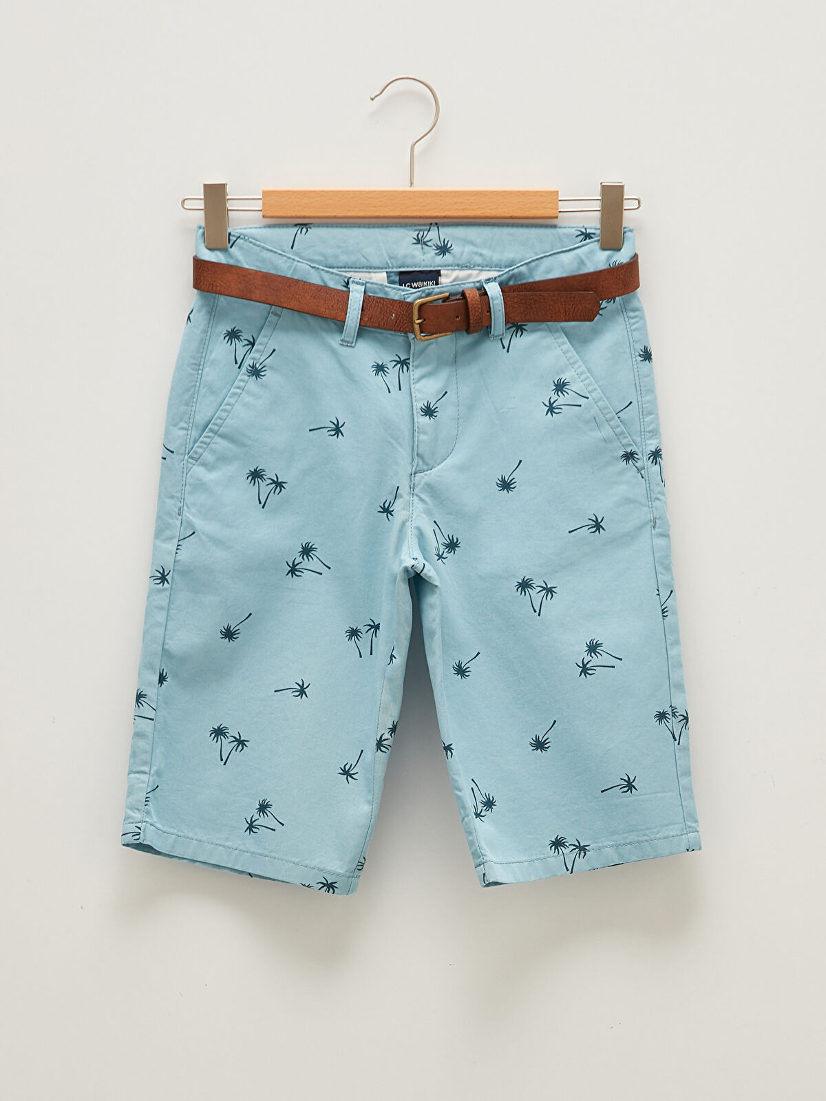 Desenli Gabardin Erkek Çocuk Roller ve Kemer