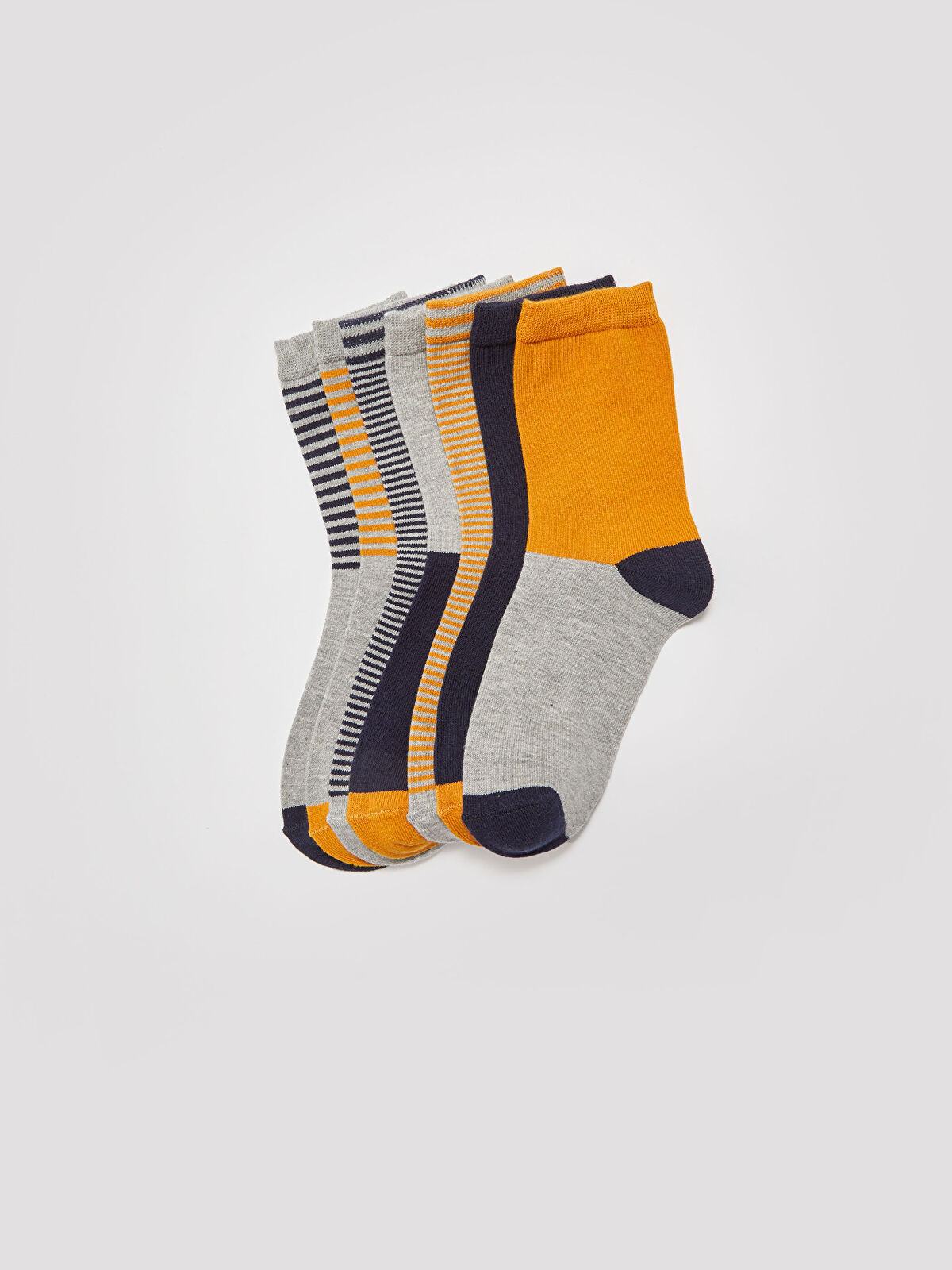 Çizgili Erkek Çocuk Soket Çorap 7'li