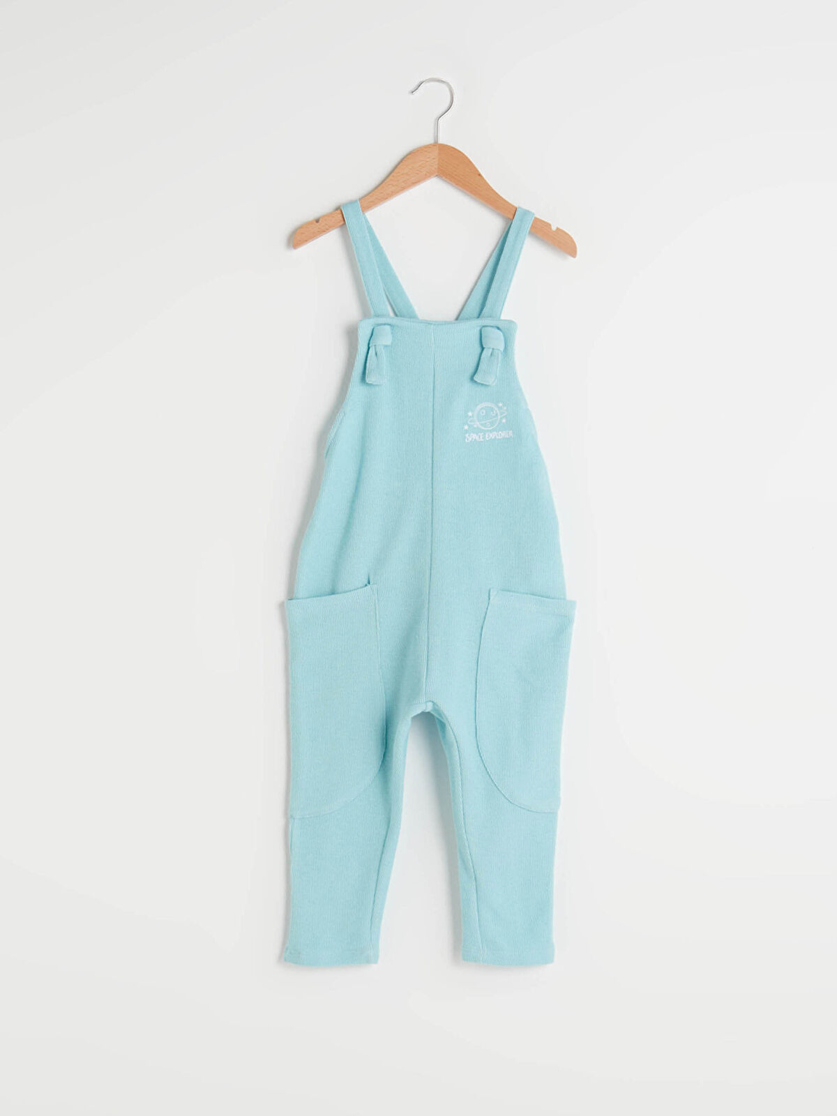 Baskılı Cep Detaylı Erkek Bebek Tulum Salopet