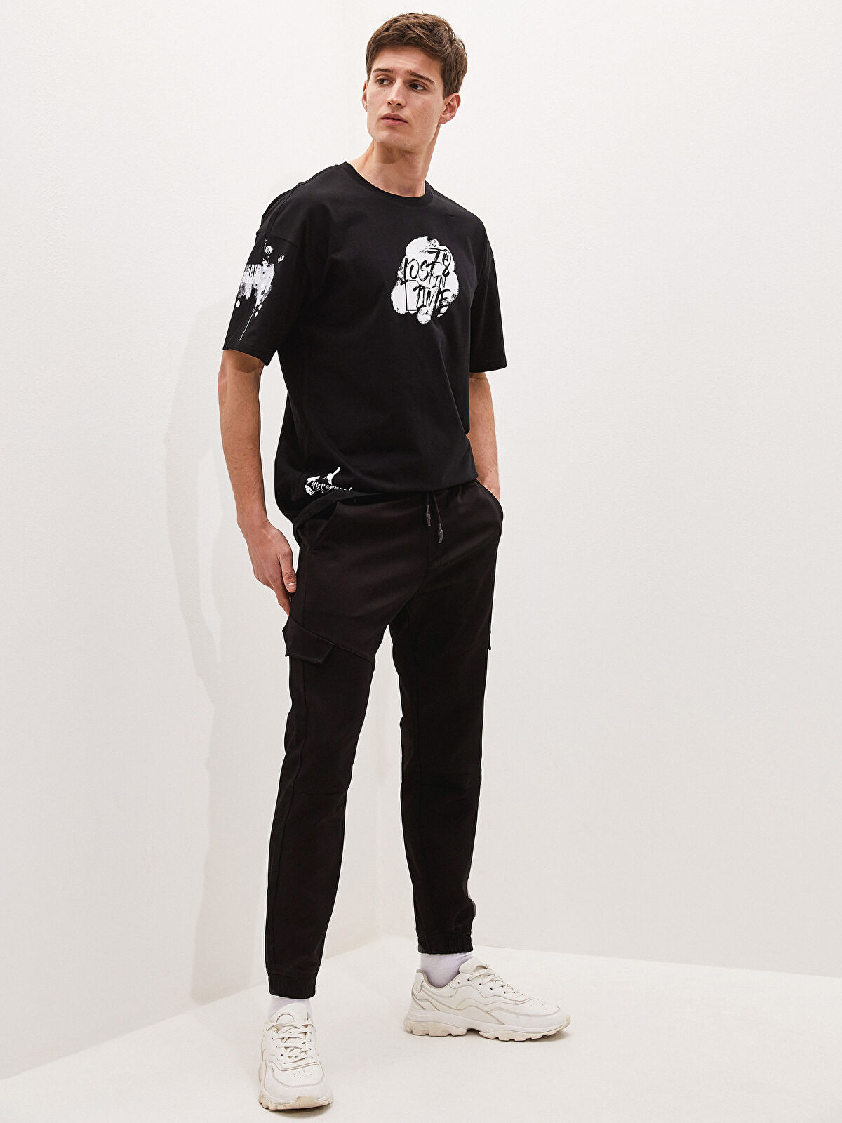 LCW CASUAL Slim Fit Gabardin Erkek Jogger Pantolon