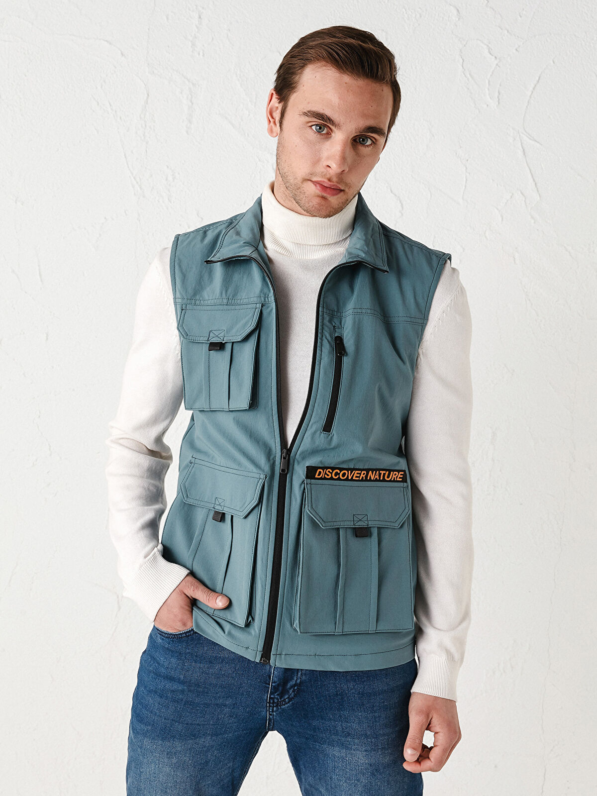 Outdoor Standart Kalıp Erkek Yelek