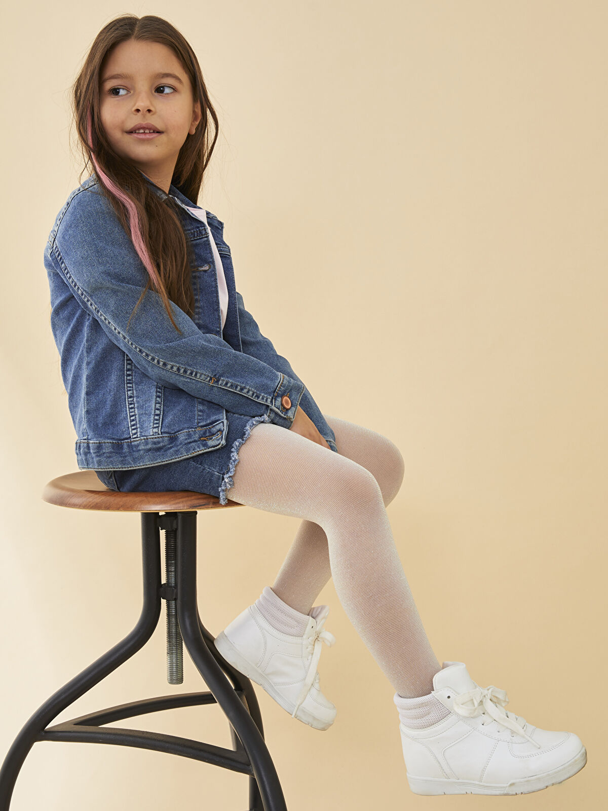 İnce Kız Çocuk Külotlu Çorap 2 'li