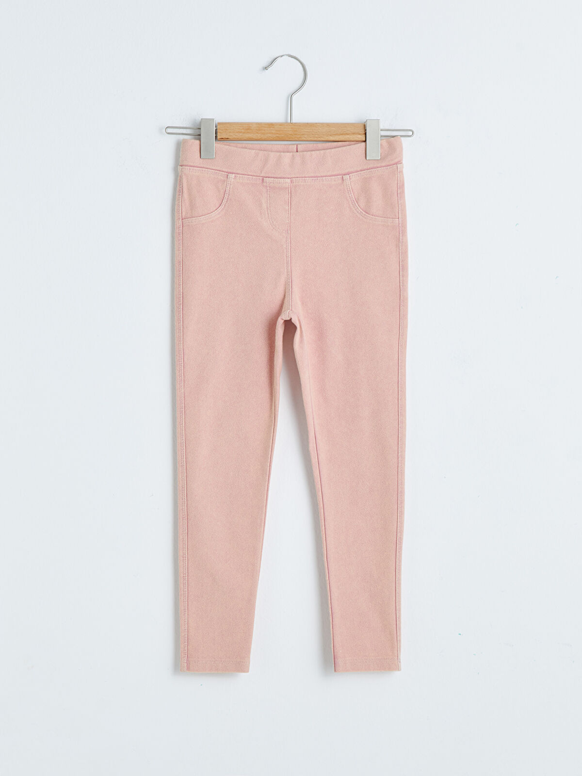 Kız Çocuk Denim Görünümlü Tayt