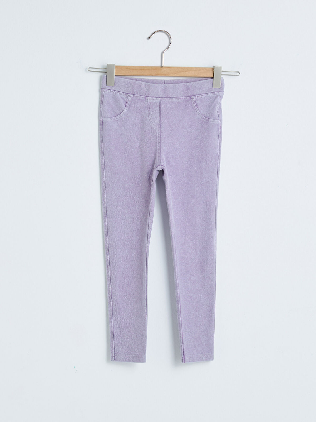 Kız Çocuk Denim Görünümlü Tayt