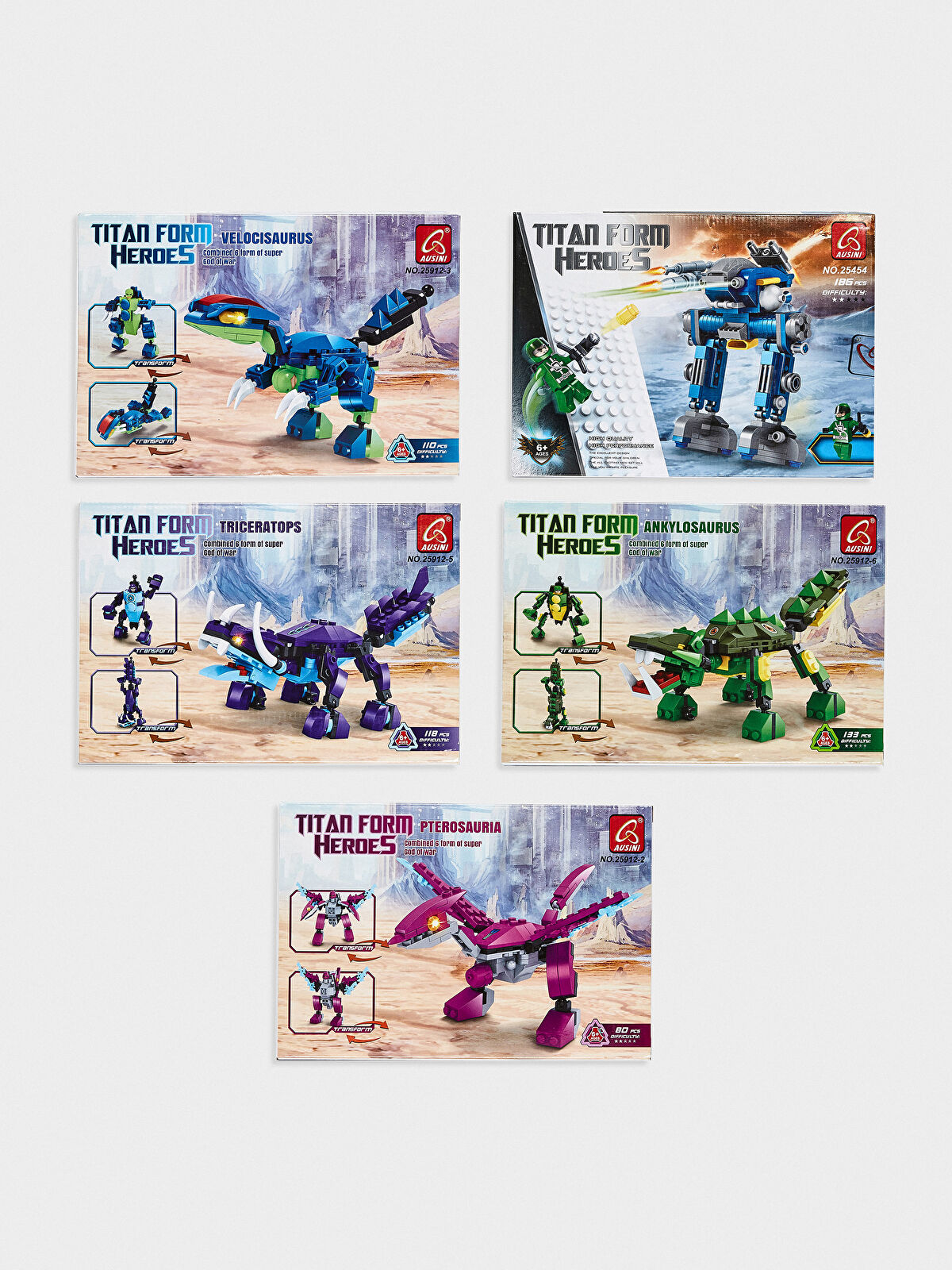 Titan Form Heroes Robot Set Titan Form Heroes Robot Set