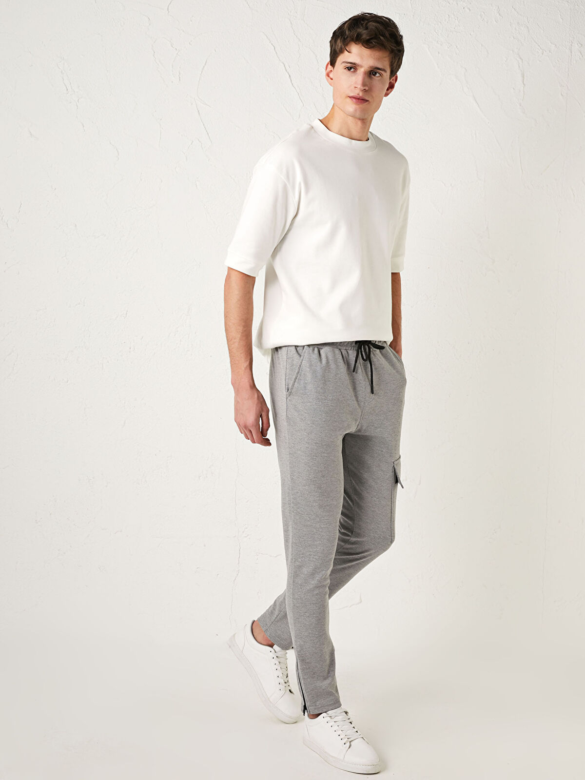 LCW CASUAL Slim Fit Erkek Kargo Eşofman Altı