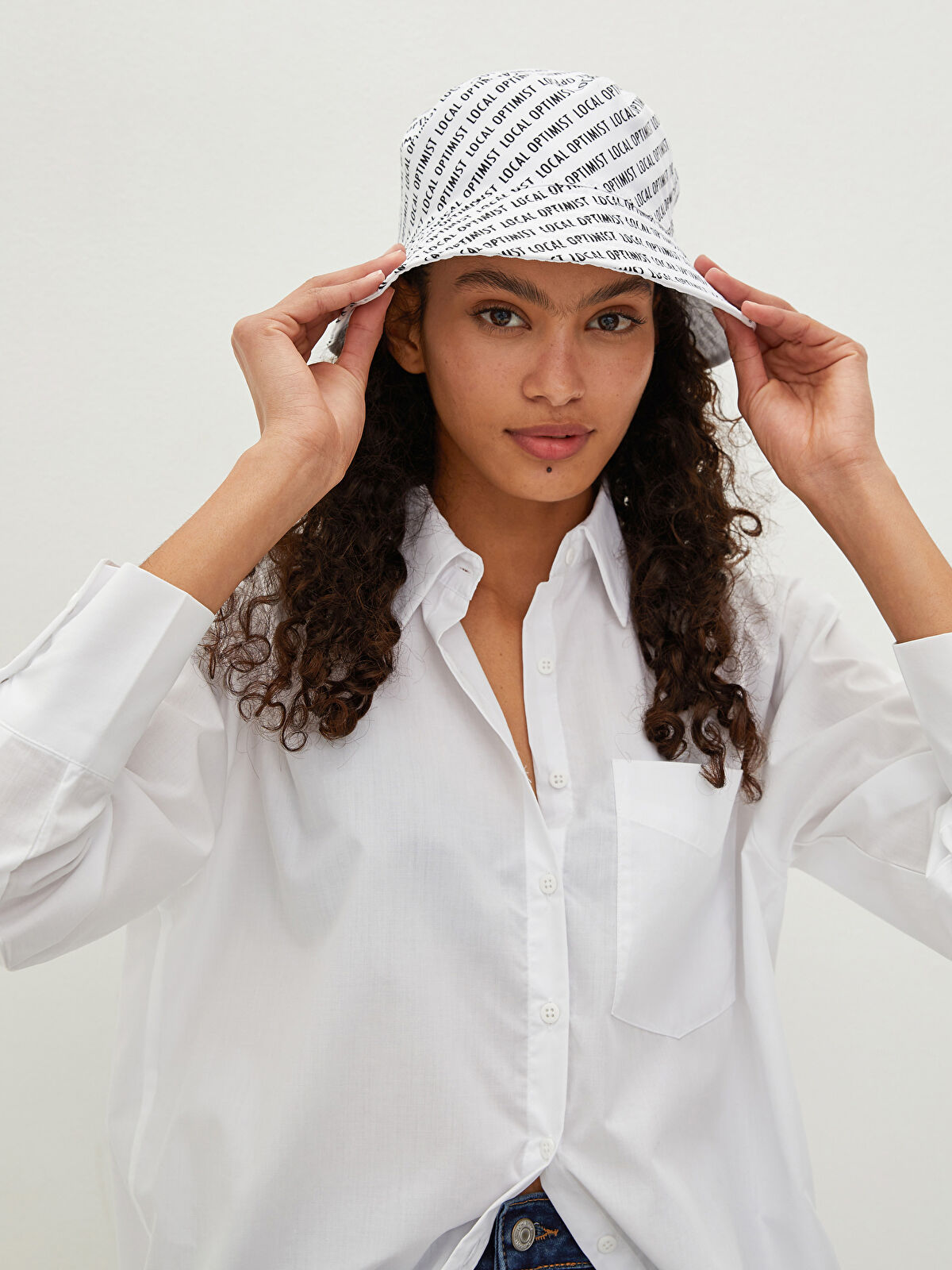 Çift Taraflı Kadın Bucket Şapka