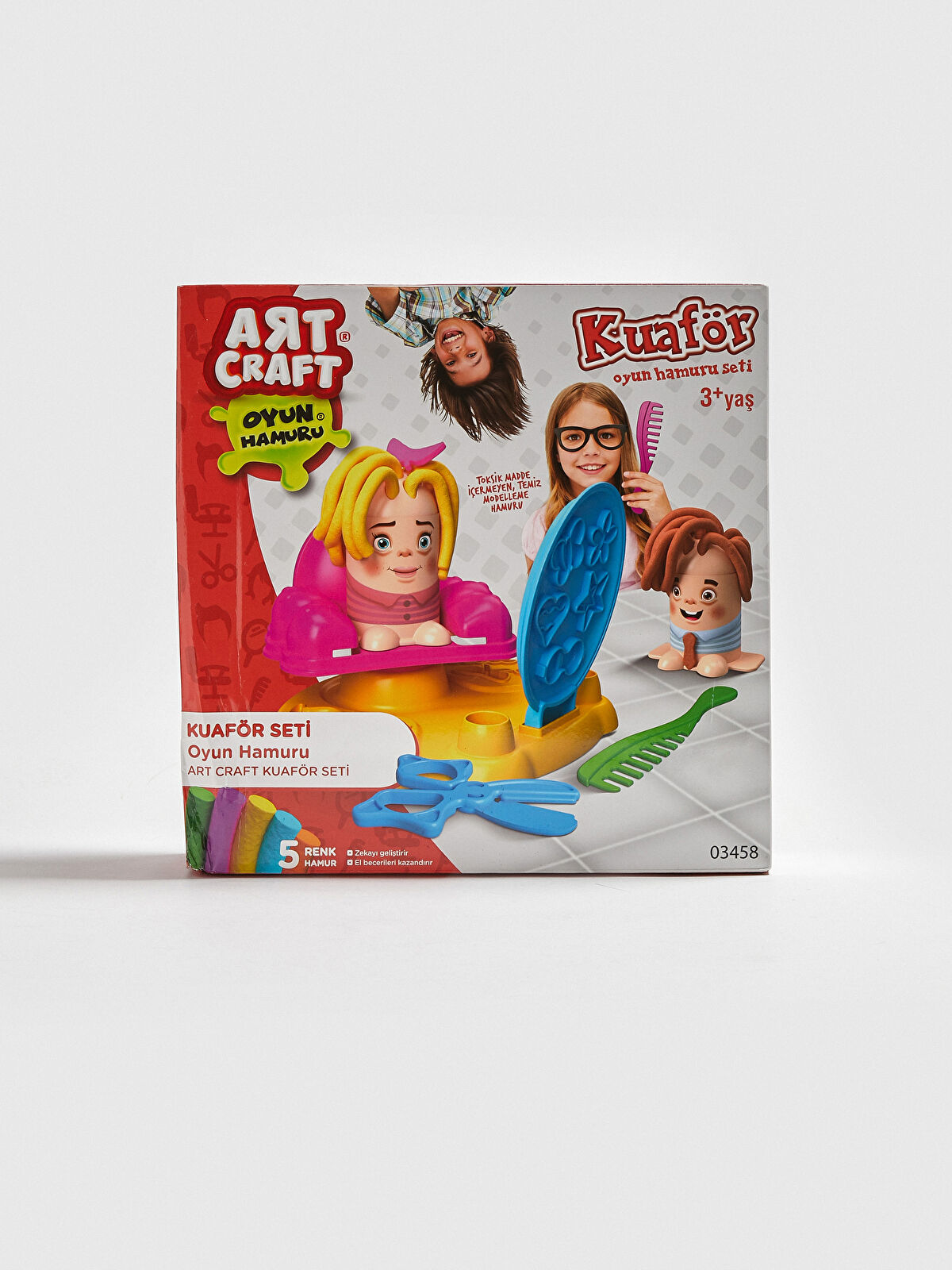 Kız Çocuk Art Craft Kuaför Oyun Hamuru Seti Kız Çocuk Art Craft Kuaför Oyun Hamuru Seti