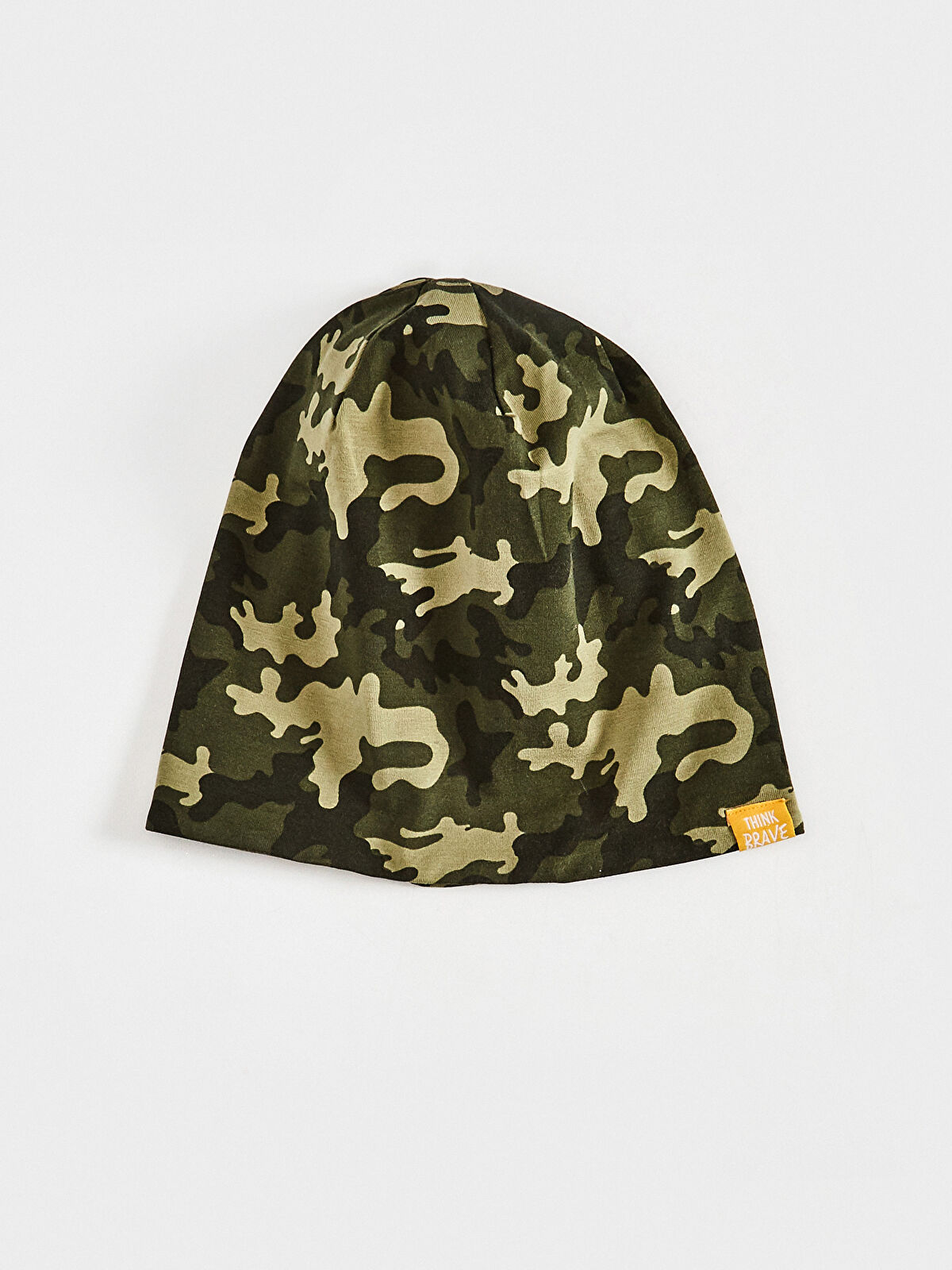 Erkek Çocuk Kamuflaj Baskılı Bere