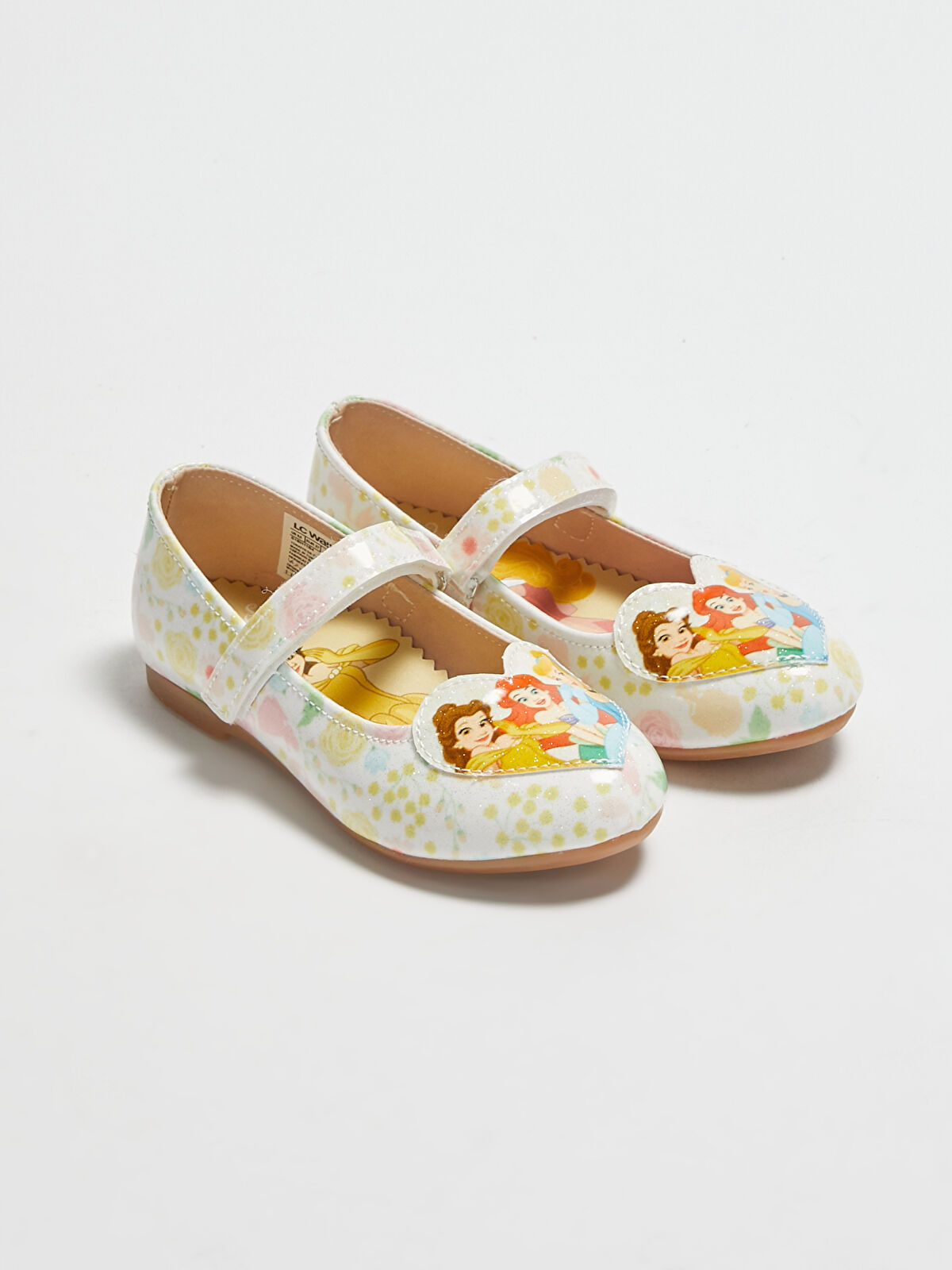 Prenses Lisanslı Cırt Cırtlı Kız Çocuk Babet