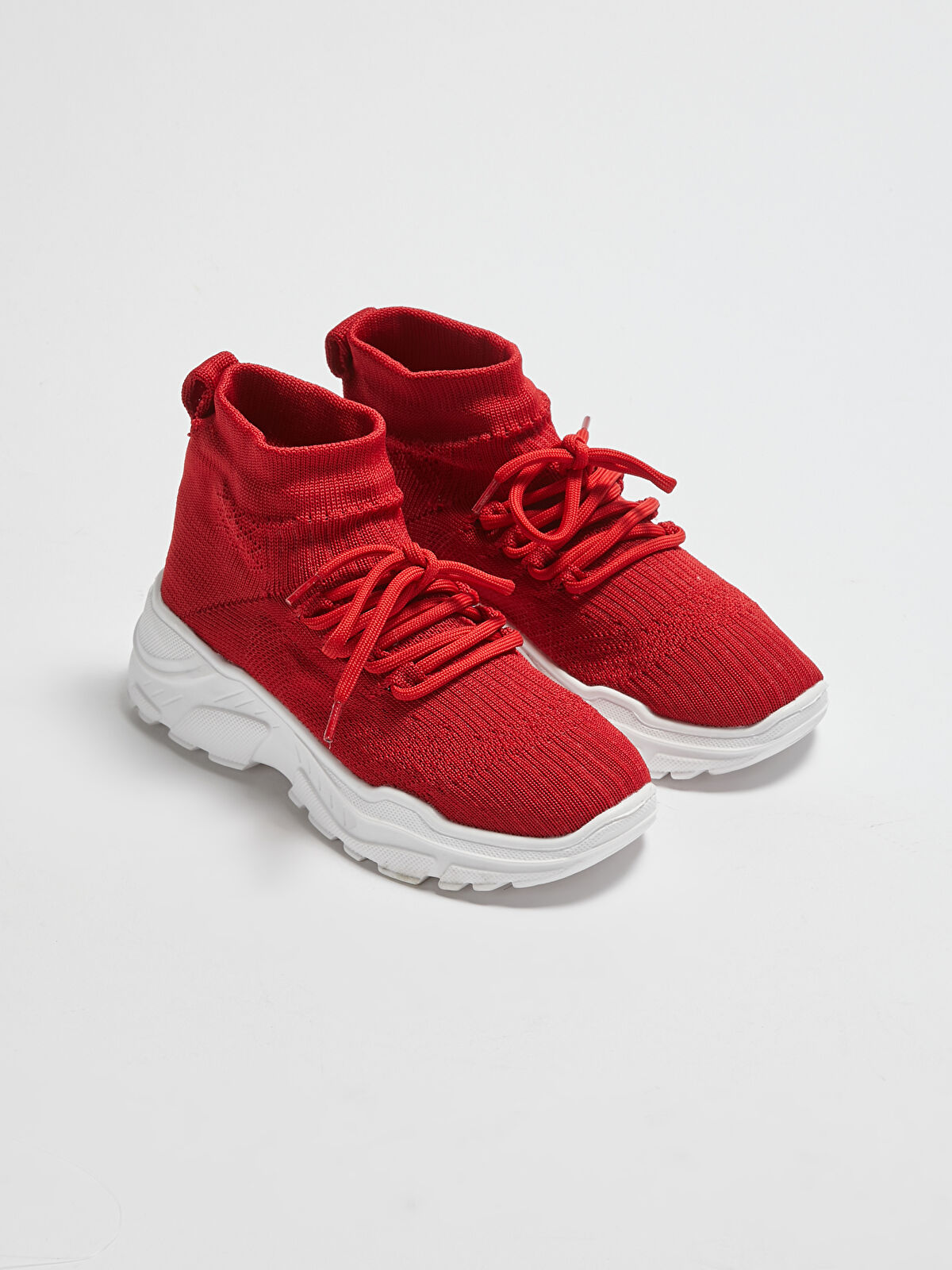 Kalın Taban Çorap Model Kadın Aktif Spor Ayakkabı Kalın Taban Çorap Model Kadın Aktif Spor Ayakkabı