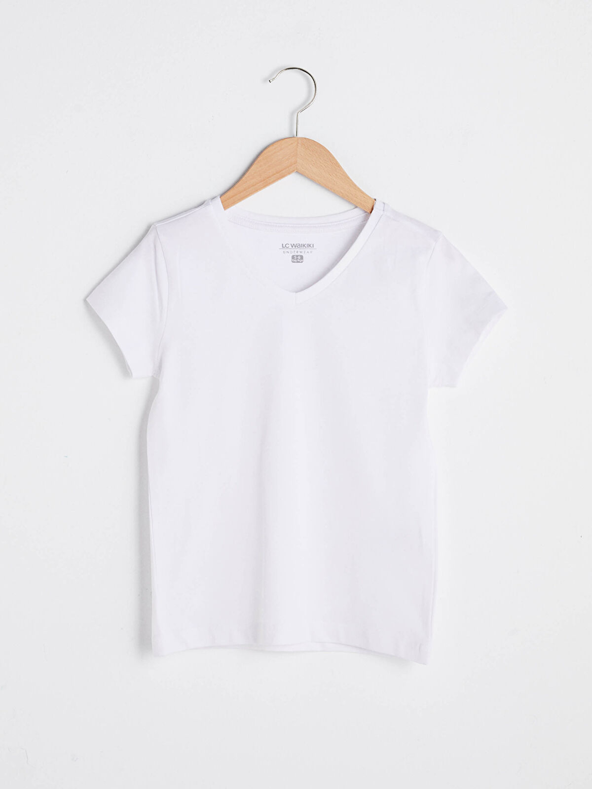 V Yaka Basic Kısa Kollu Erkek Çocuk Fanila