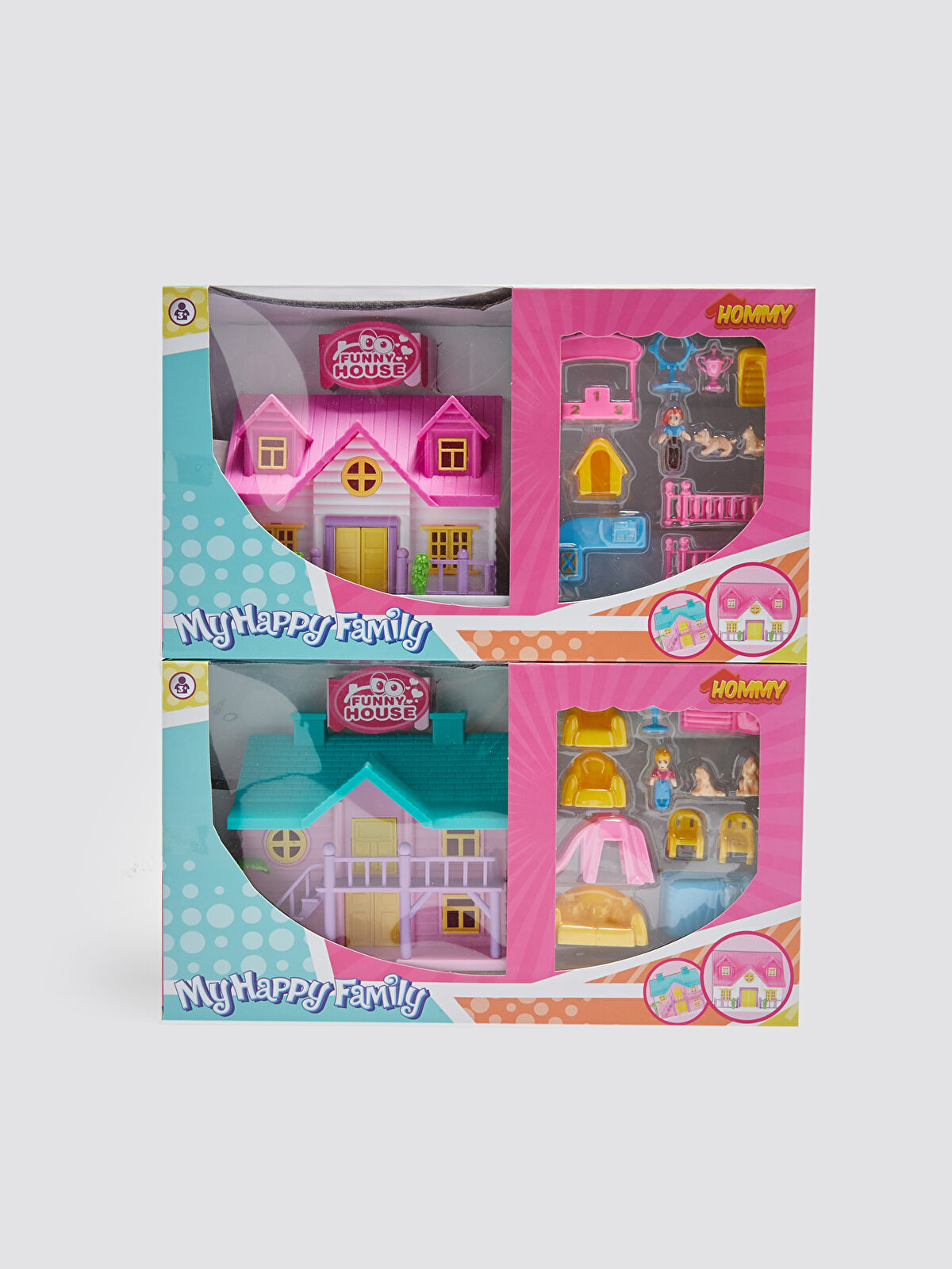 Kız Çocuk Oyuncak Ev Seti