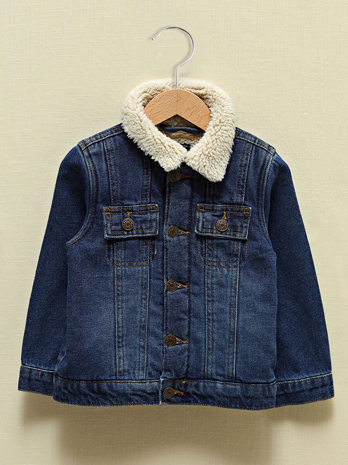 LCW GREEN Gömlek Yaka Basic Erkek Bebek Jean Mont