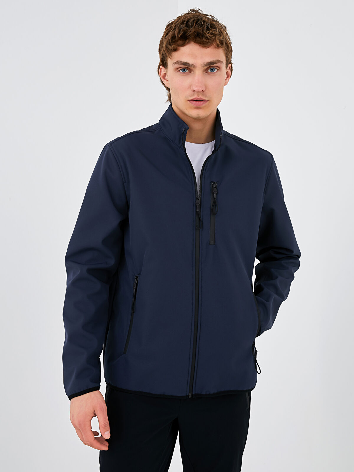 Outdoor Bol Kalıp Dik Yaka İnce Erkek Doğa Montu Outdoor Bol Kalıp Dik Yaka İnce Erkek Doğa Montu