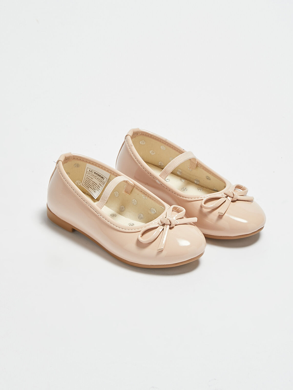 Fiyonk Detaylı Kız Bebek Babet Ayakkabı