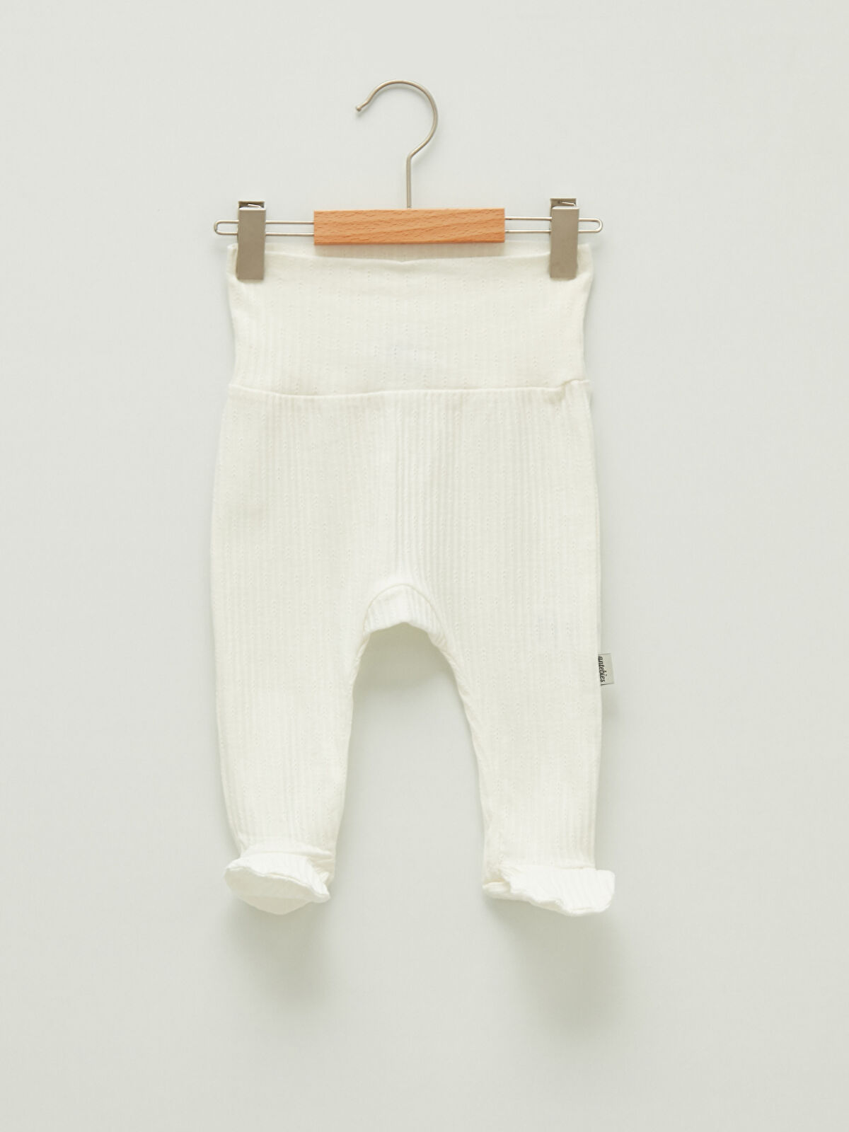 Antebies Organik Pamuklu Basic Kız Bebek Patikli Pantolon