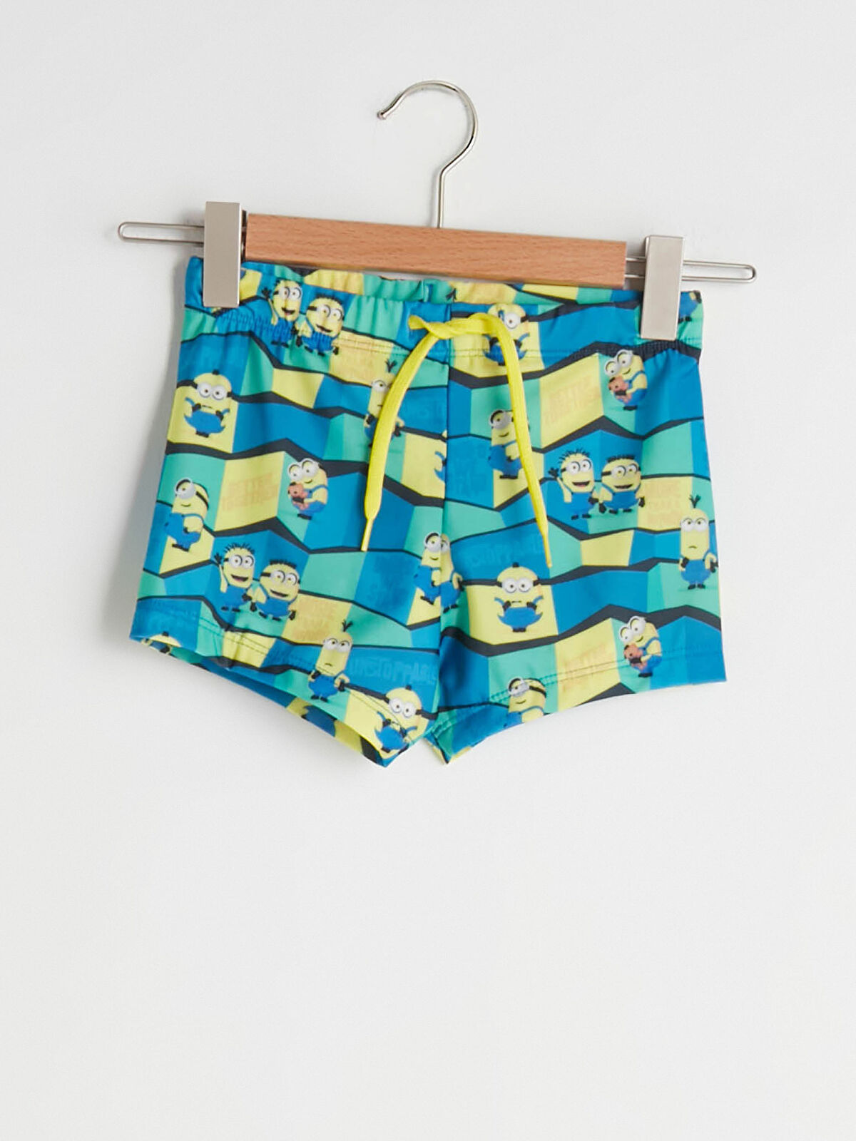 Beli Lastikli Hızlı Kuruyan Minions Baskılı Erkek Çocuk Boxer Mayo