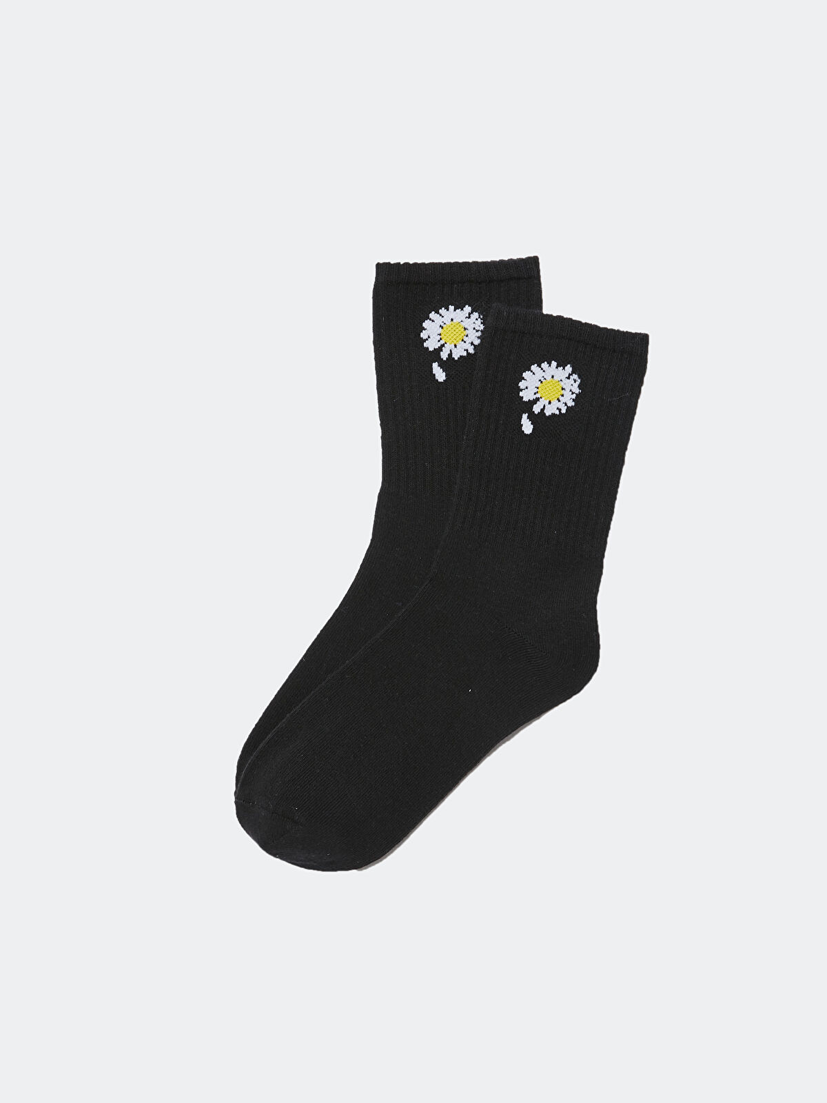 LCW DREAM Çiçek Baskılı Pamuklu Kadın Soket Çorap LCW DREAM Çiçek Baskılı Pamuklu Kadın Soket Çorap