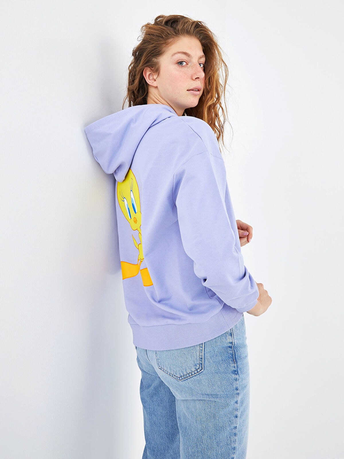 XSIDE Tweety Baskılı Uzun Kollu Kadın Sweatshirt