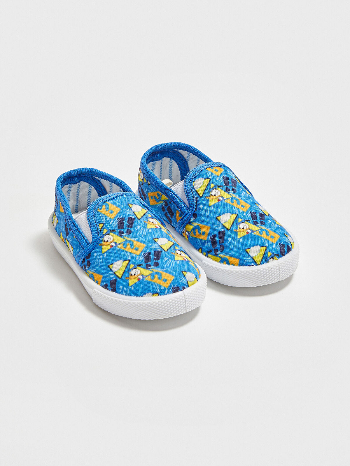 Baskılı Erkek Bebek Donald Duck Lisanslı Günlük Bez Ayakkabı Baskılı Erkek Bebek Donald Duck Lisanslı Günlük Bez Ayakkabı