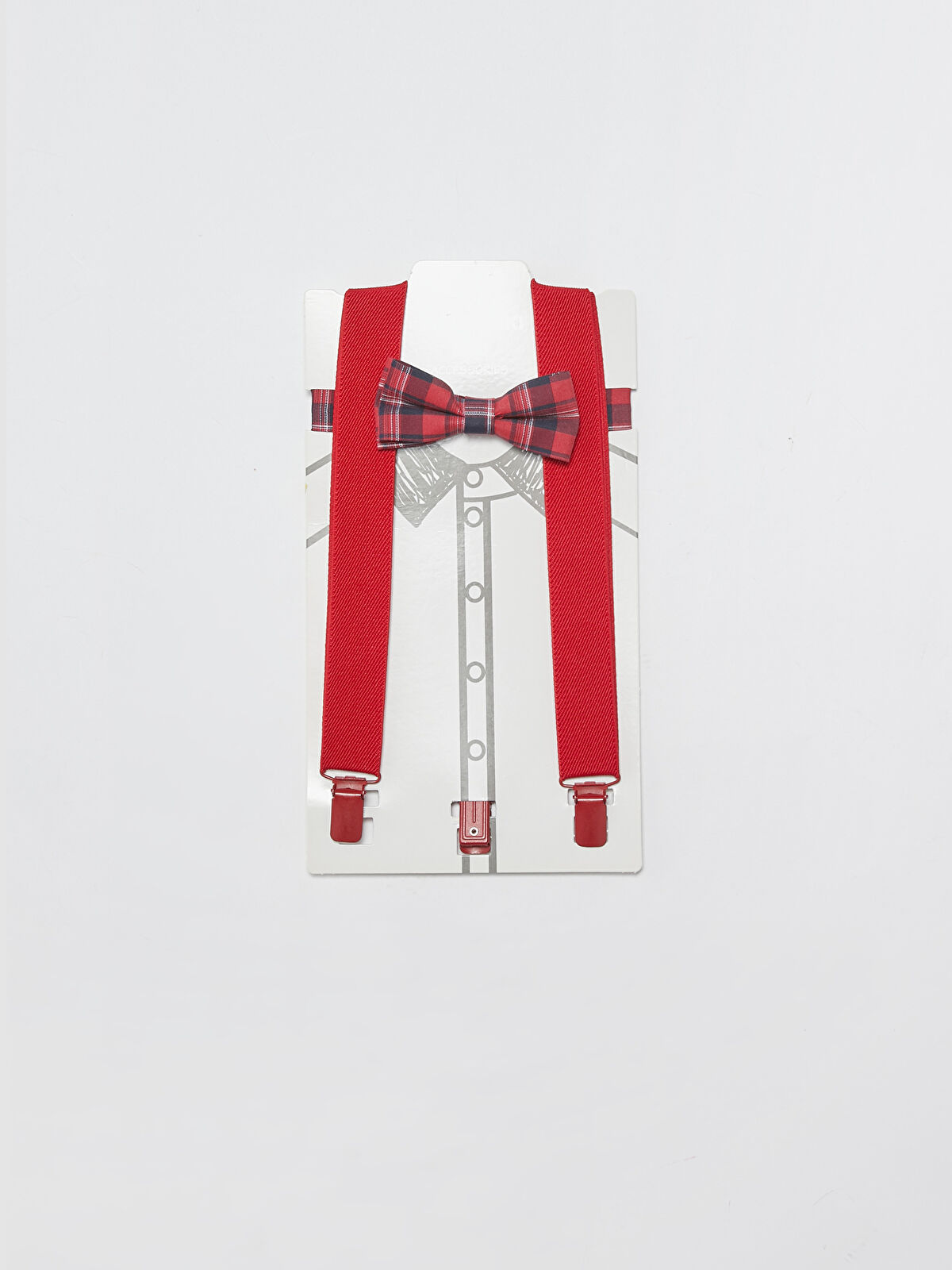 Erkek Çocuk Pantolon Askısı Ve Papyon