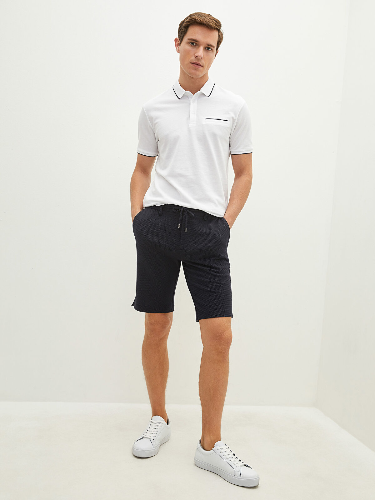 LCW VISION Slim Fit Örme Erkek Şort