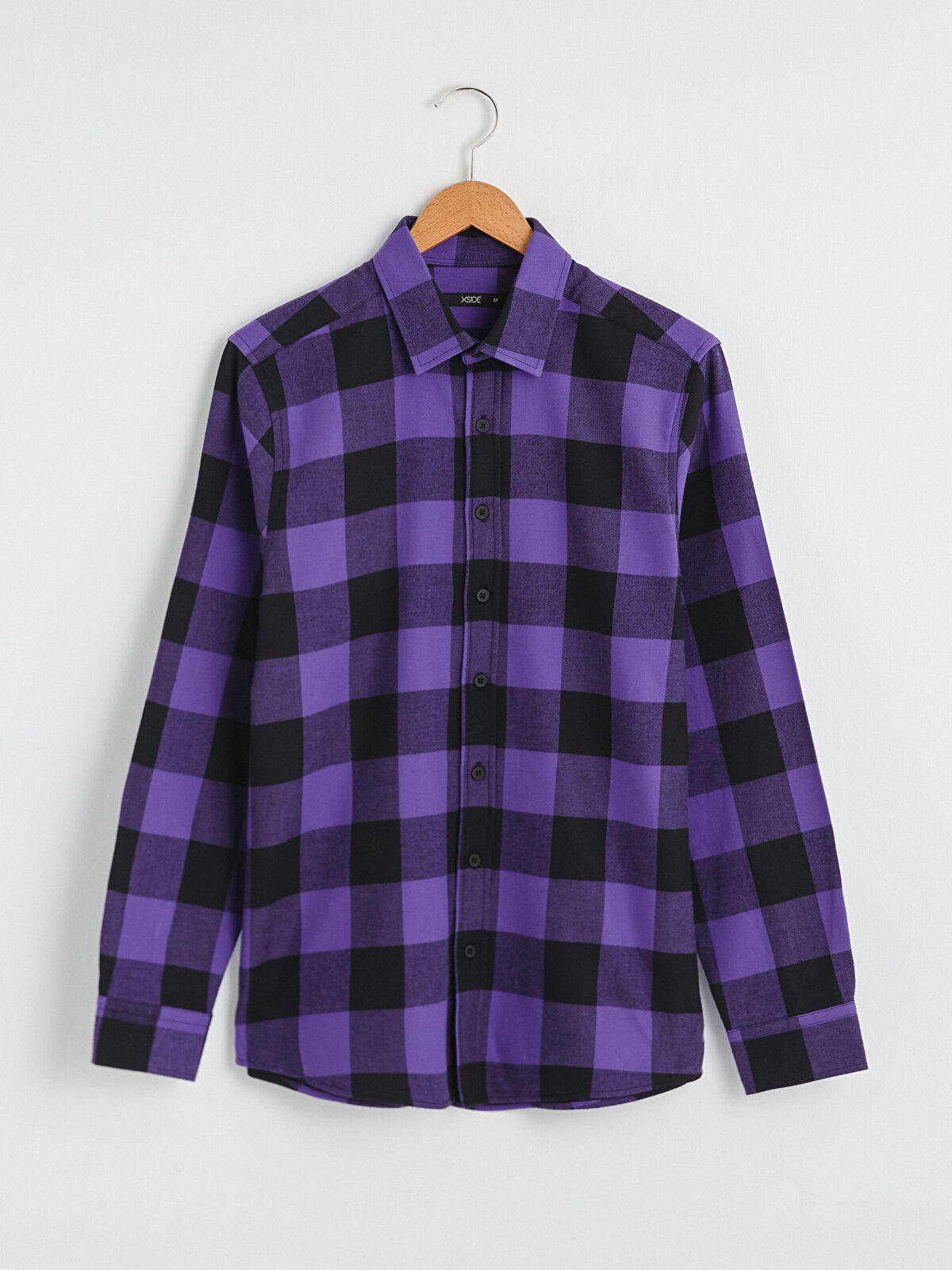 XSIDE Slim Fit Uzun Kollu Oduncu Ekose Erkek Gömlek
