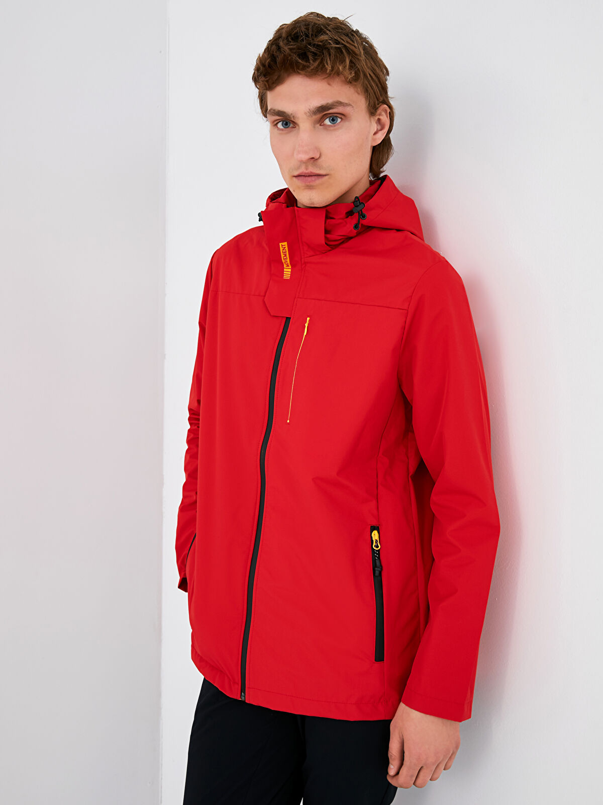 Outdoor Dik Yaka Kapüşonlu İnce Erkek Rüzgarlık Outdoor Dik Yaka Kapüşonlu İnce Erkek Rüzgarlık