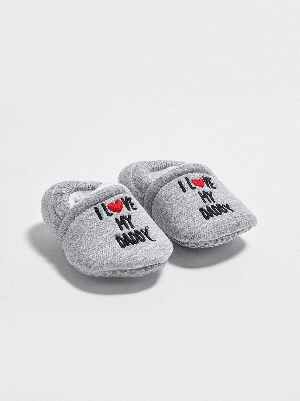 Erkek Bebek Peluş Astarlı Yürüme Öncesi Ev Ayakkabısı