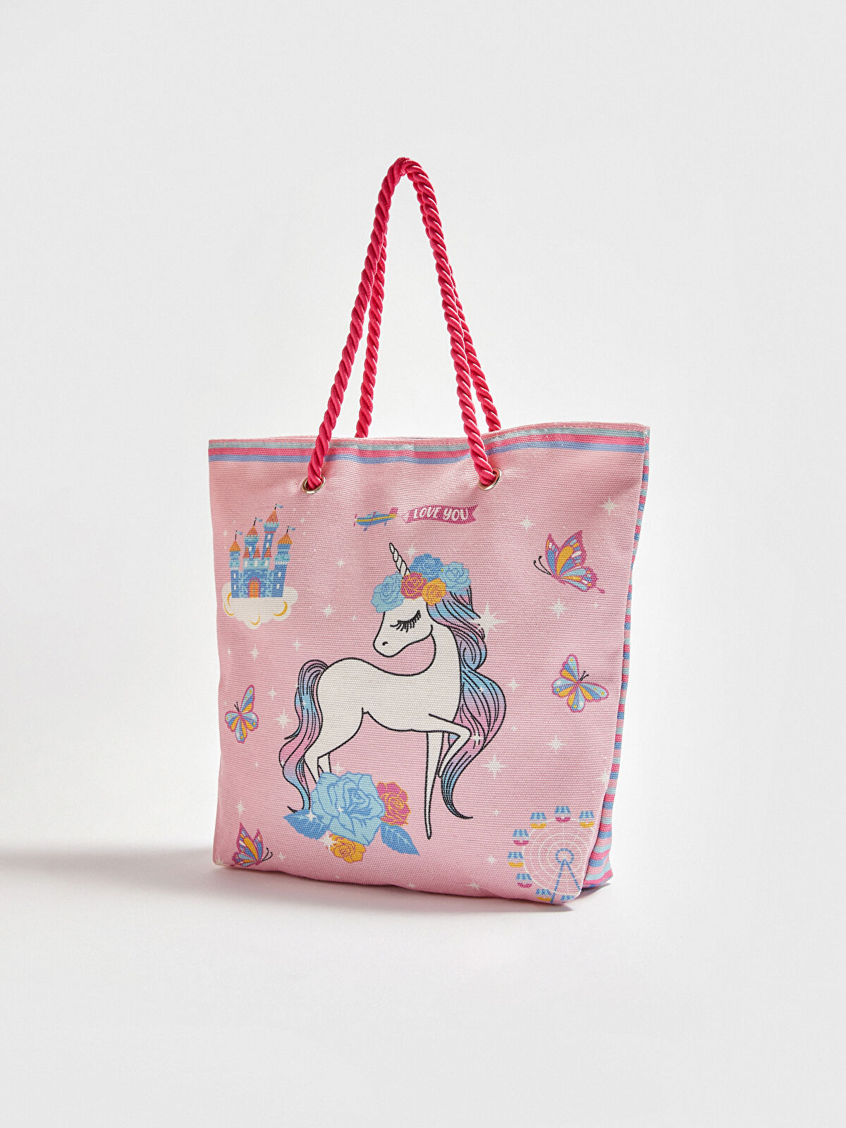 Kız Çocuk Baskılı Plaj Çantası