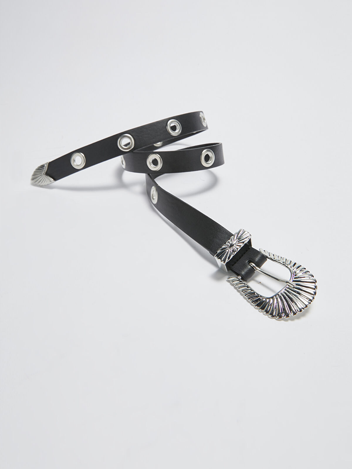 Kuş Gözü Detaylı Kadın Kot Kemer Kuş Gözü Detaylı Kadın Kot Kemer