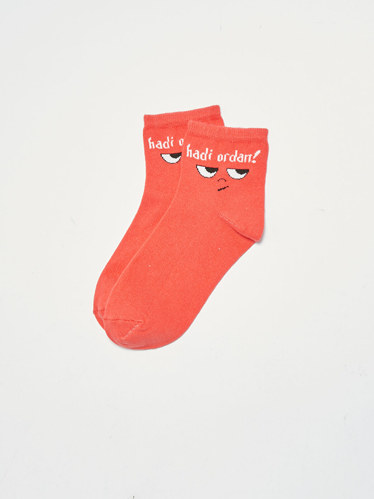 LCW DREAM Baskılı Pamuklu Kadın Soket Çorap