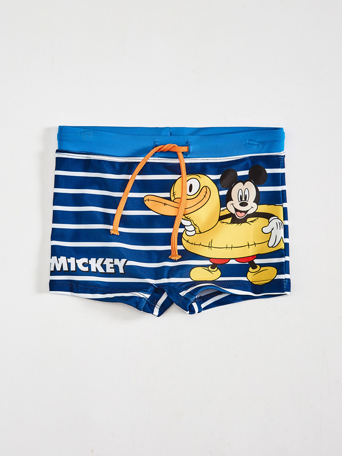 Erkek Bebek Mickey Mouse Baskılı Yüzme Şort